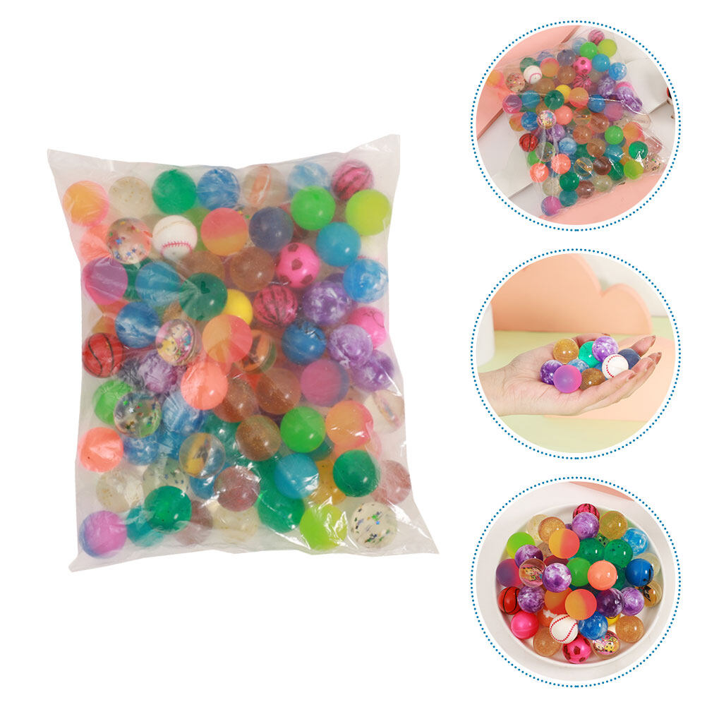 OUNONA 50 Pcs Bouncy Balls for Kids Pastime Activity Toys School Recess ...