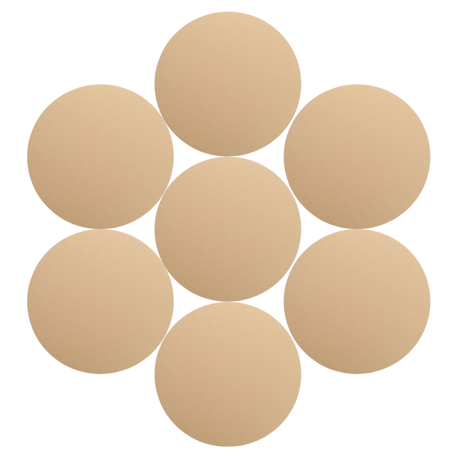 Brown Paper Cardstock for Painting Art Projects 50 Pcs Round Drawing ...