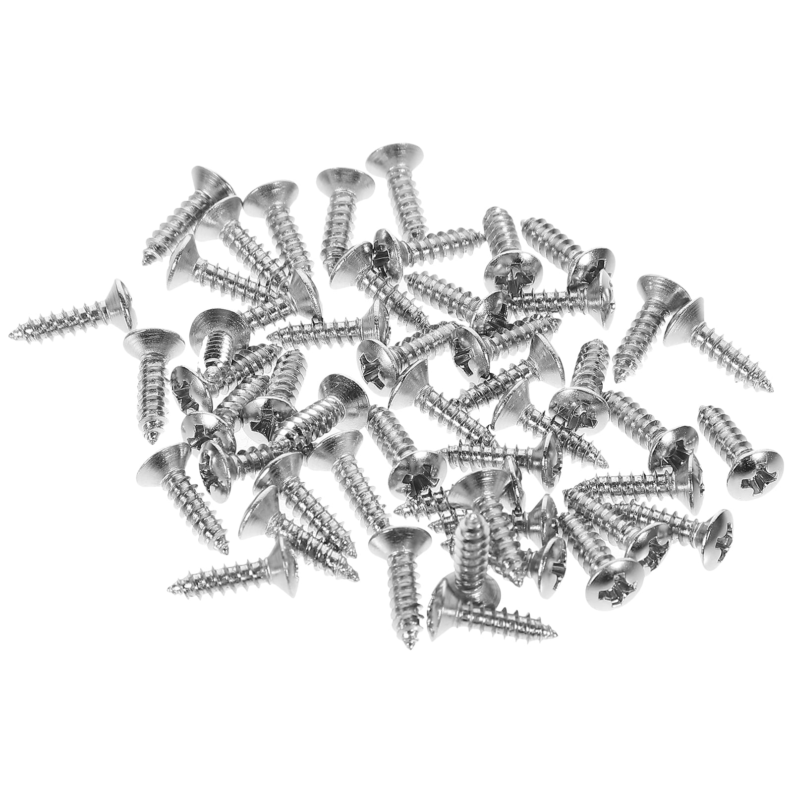 OUNONA 50 Pcs Electric Guitar Mounting Screws Guitar Screw Set 1.20X0 ...