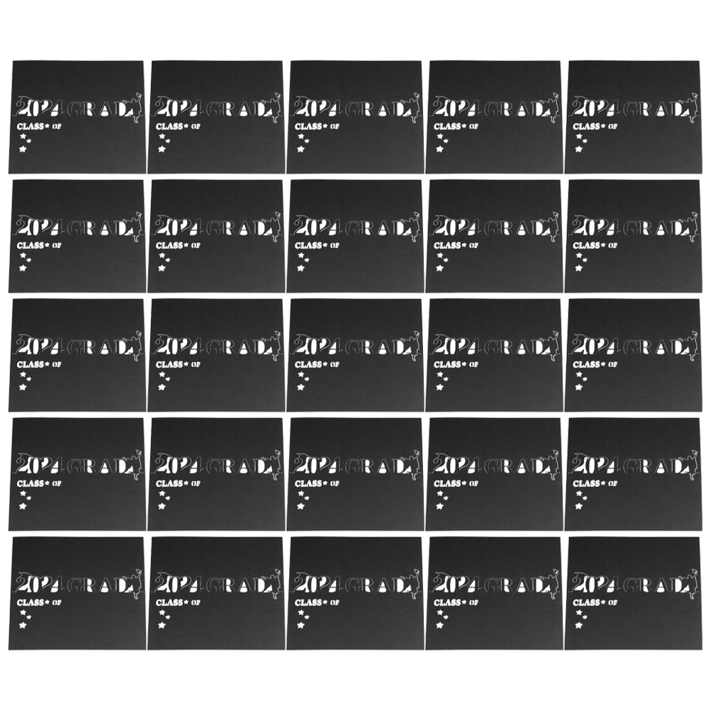 OUNONA 50 Pcs Graduation Season Seat Card Par Trendy Topper Place Cards ...