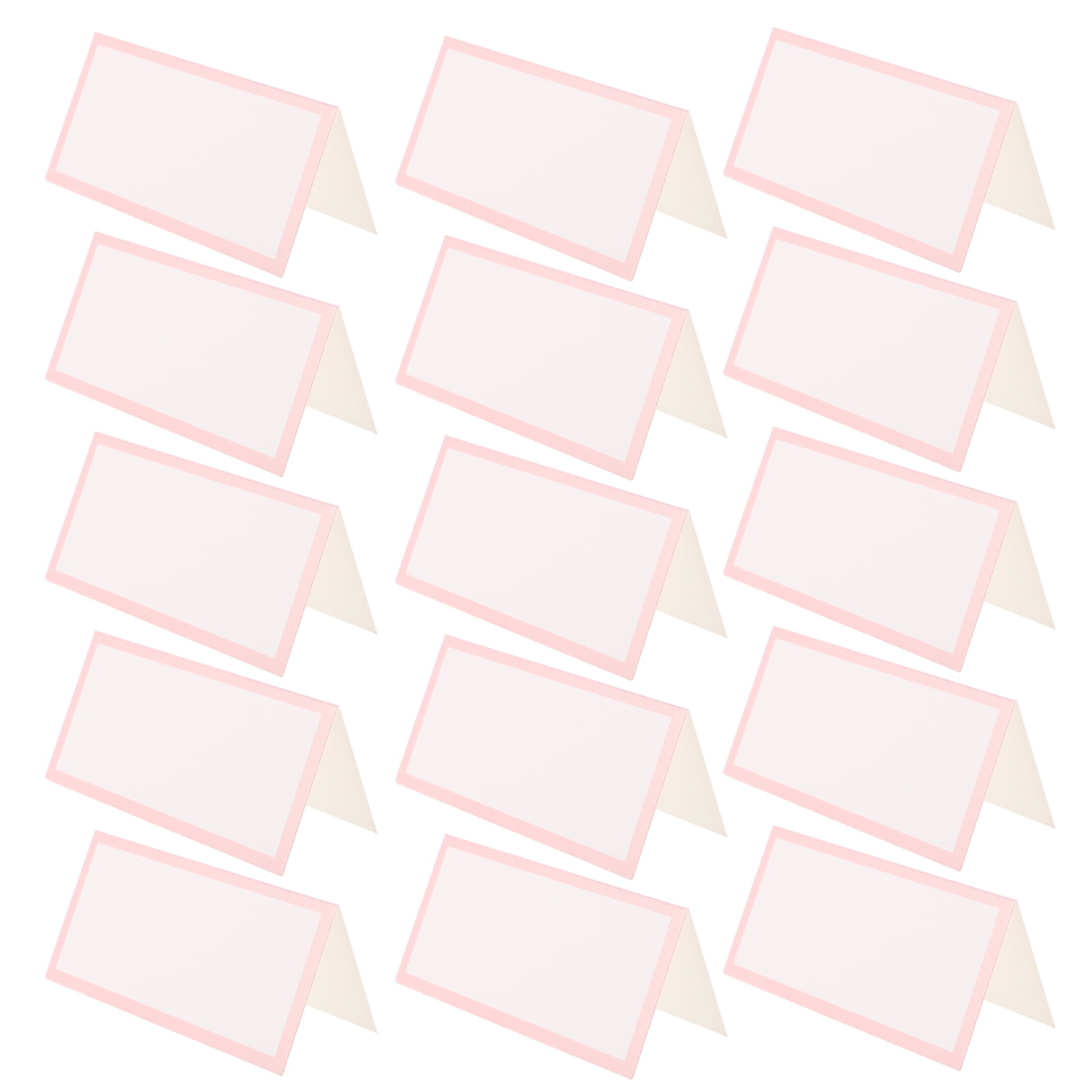 OUNONA 50 Pcs Wedding Name Place Cards for Table Settings Table Tent ...