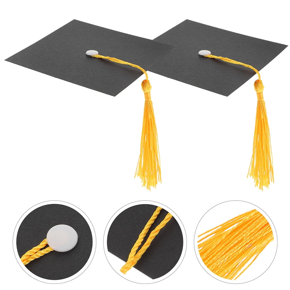 OUNONA 50 Set Graduation Cap Chocolate Decorations Graduation Party ...