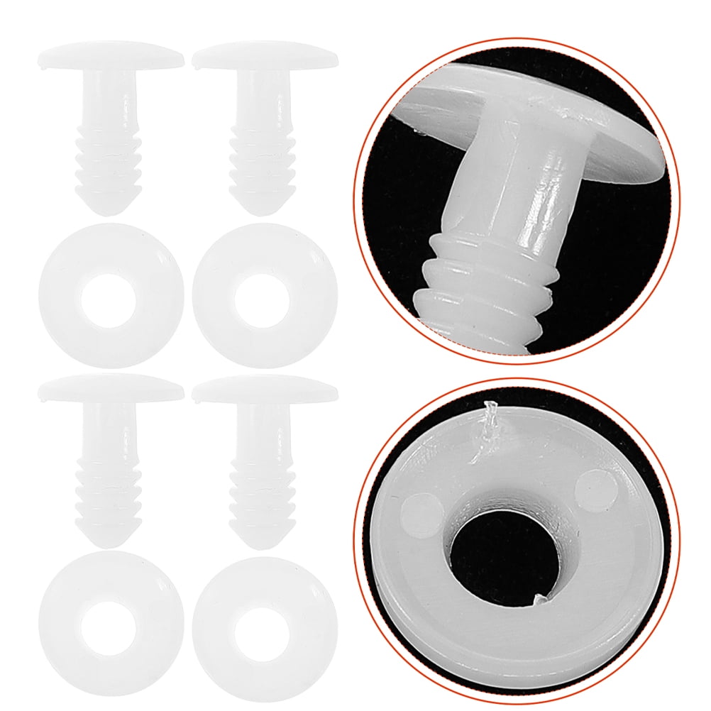 OUNONA 50 Sets DIY Doll Joint Assembly Parts Plastic Joints for Toys ...