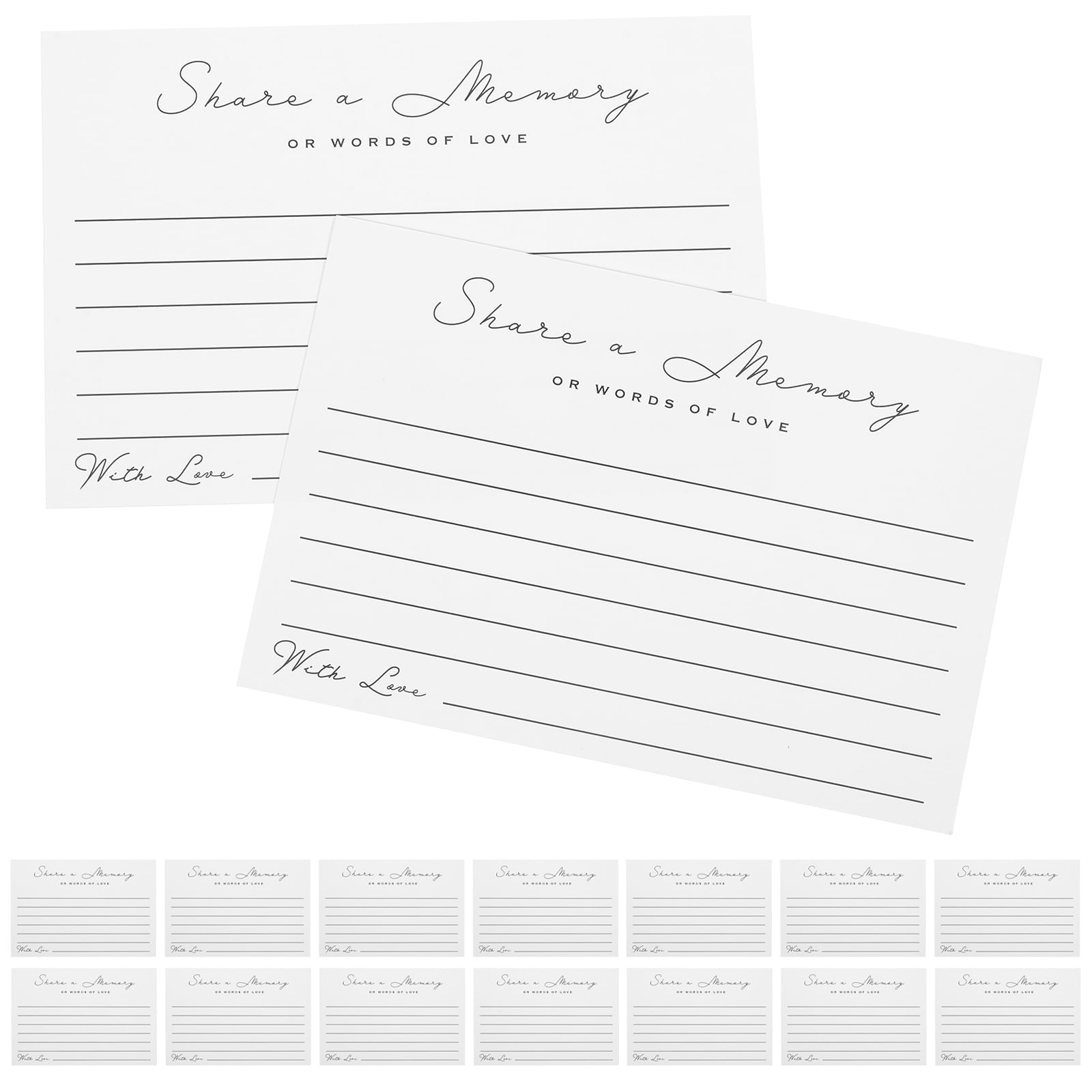 OUNONA 50 Sheets Multi-Purpose Greeting Cards Writable Paper for ...
