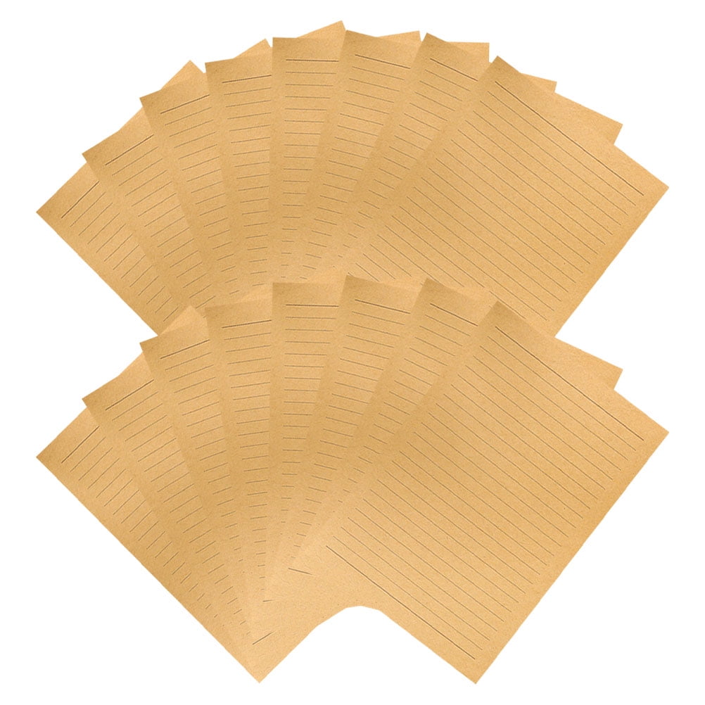 OUNONA 50 Sheets Vintage Writing Paper Letter Set Antique Stationery ...