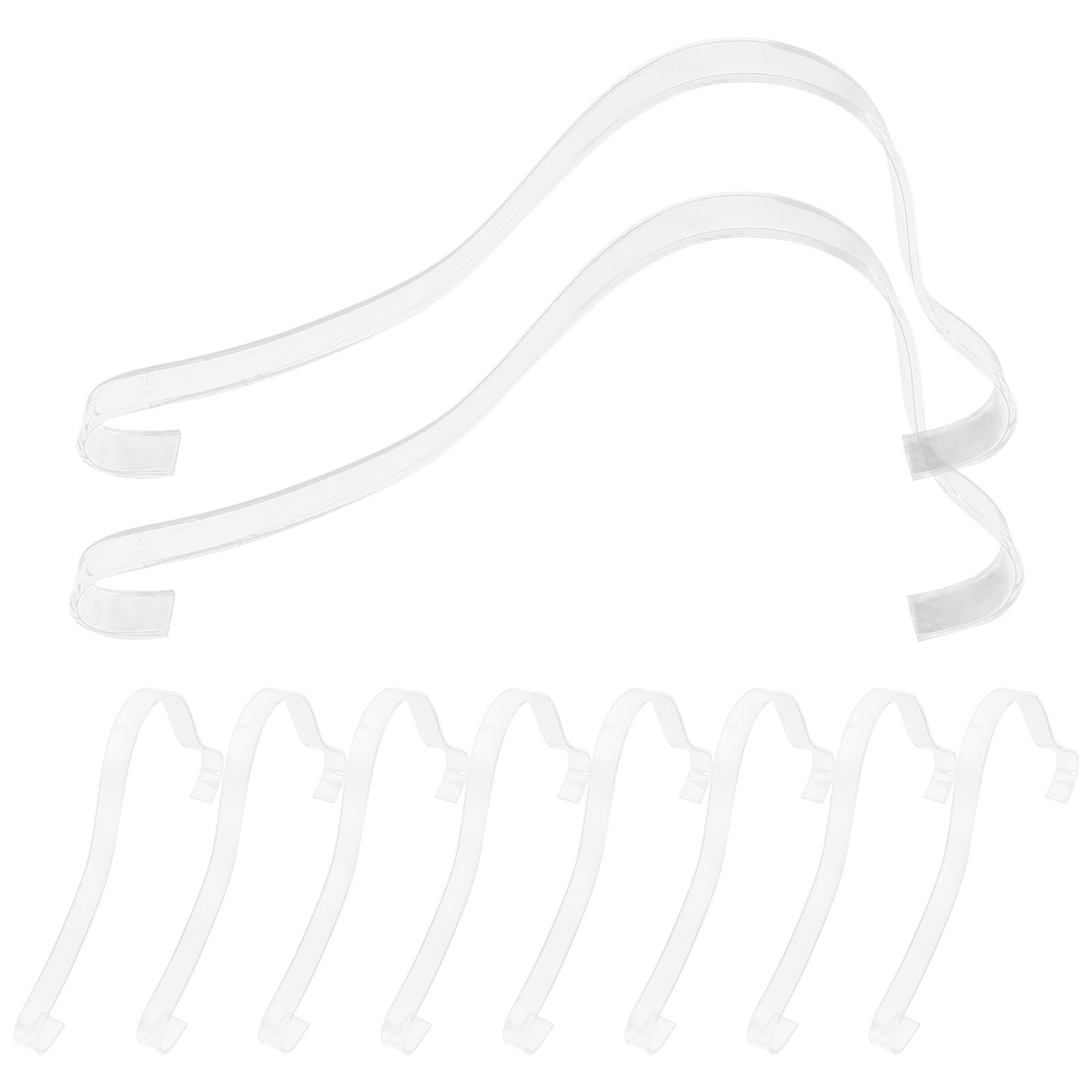 OUNONA 50 pcs Clear Sandal Shoe Store Display Stand Forms Shoe Display ...