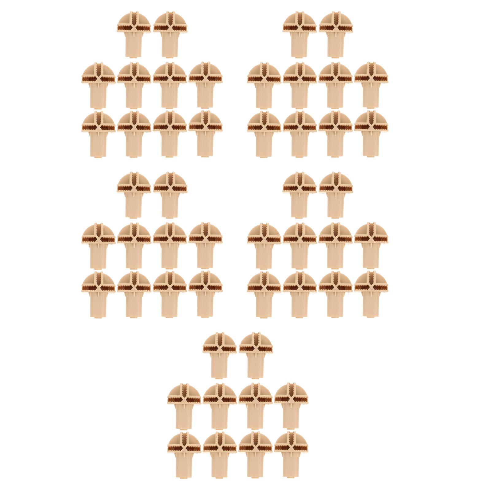 OUNONA 50 pcs Plastic Connectors For Wire Shelving Grid Cube Storage ...