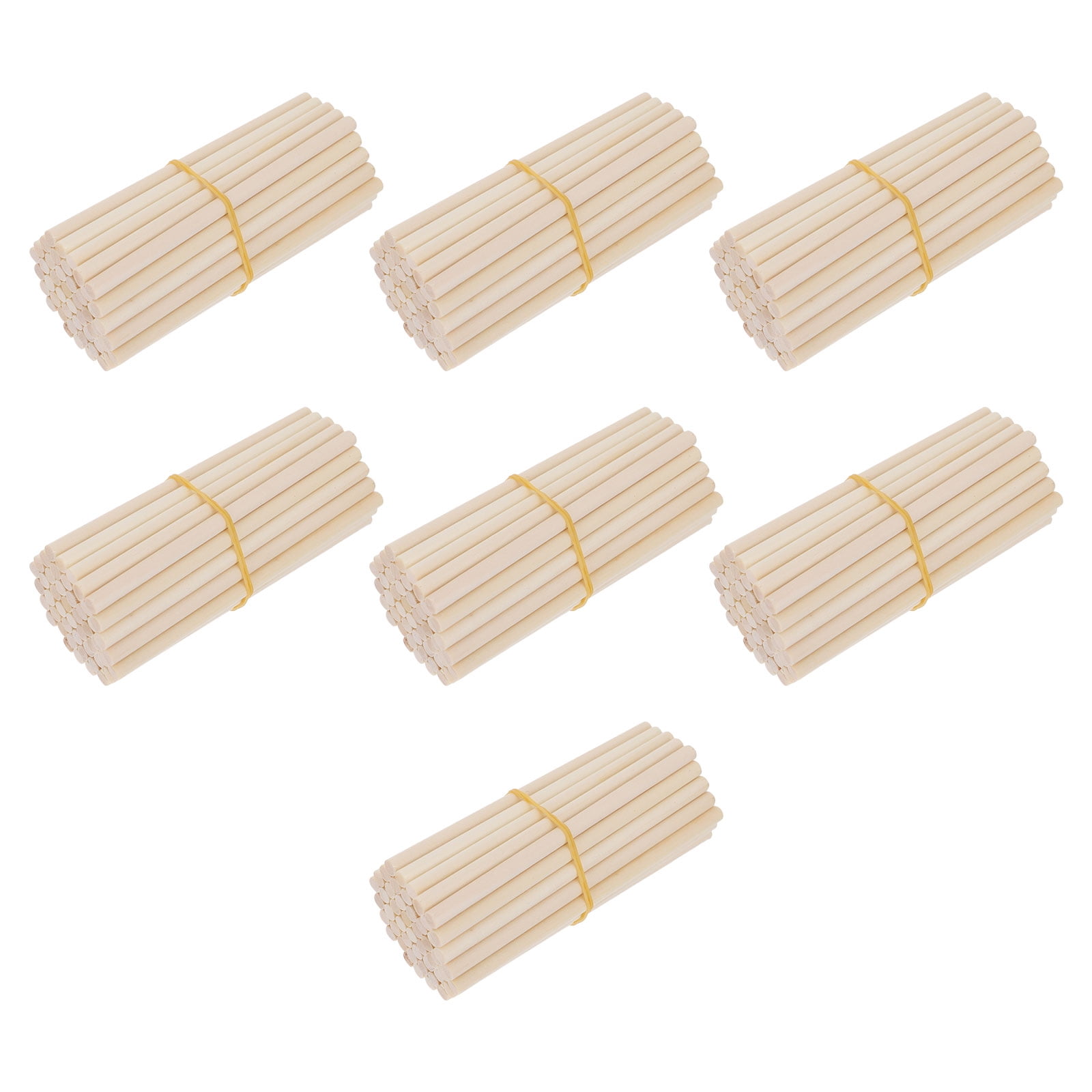 OUNONA 500 Pcs Handmade Wooden Stick Freeze Pops Ice Cube Tray with Lid ...