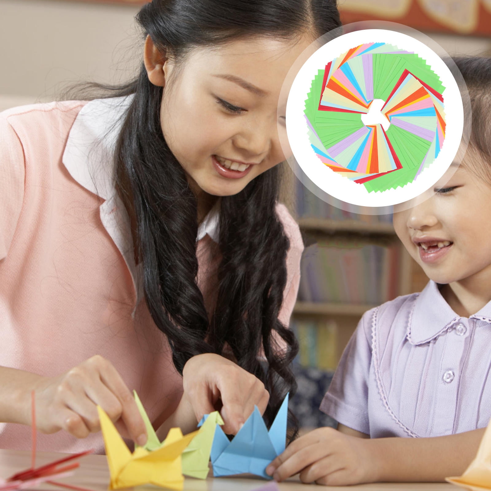 OUNONA 500 Sheets Origami Craft Paper 10 CM Double Sided Handmade ...