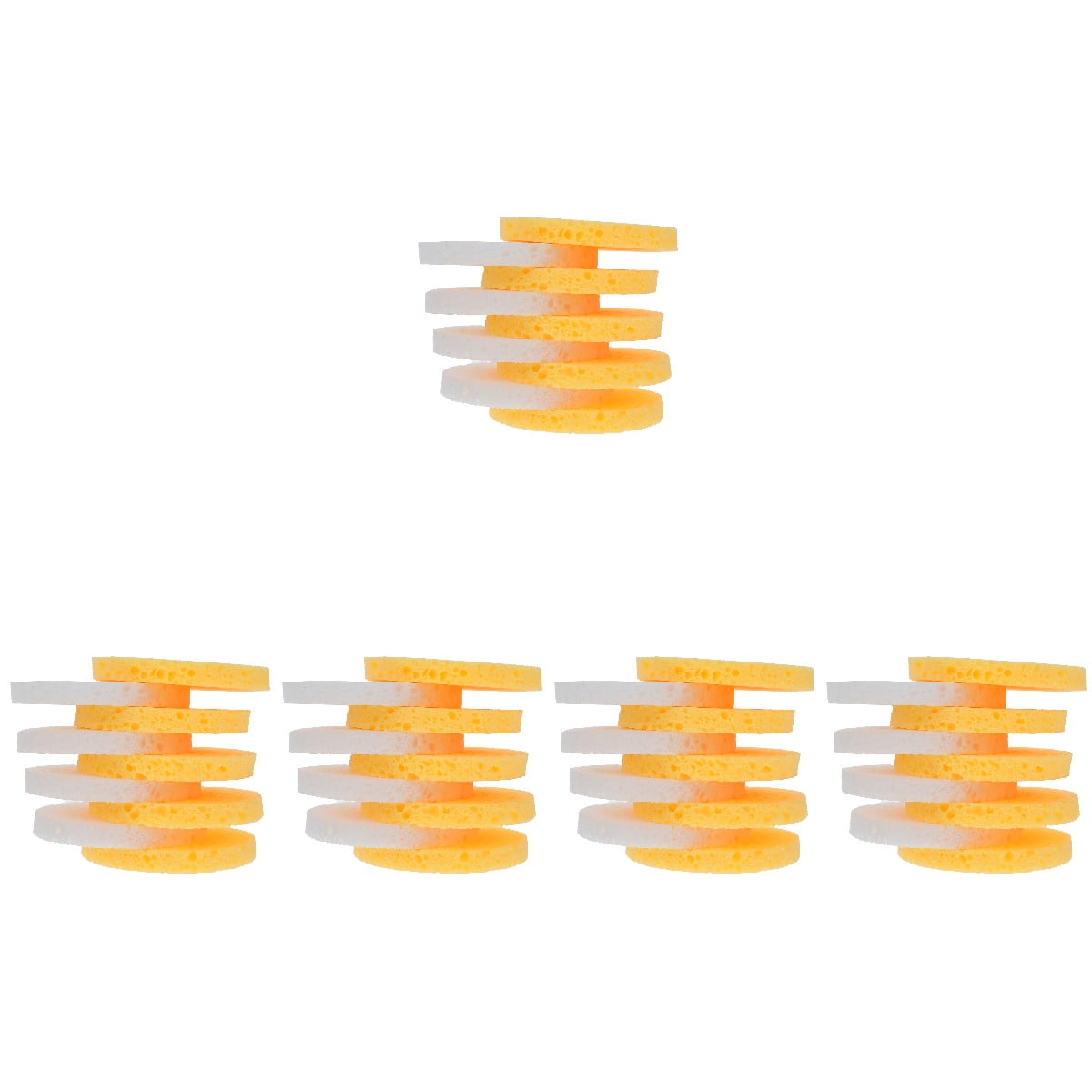 OUNONA 500 pcs Face Skin Cleaning Skin Washing Rounded Makeup Removing ...