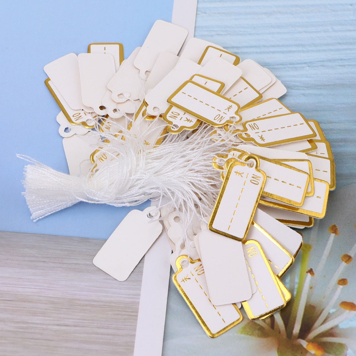 OUNONA 500pcs Assorted Color Paper Price Tags for Grocery Store Retail ...