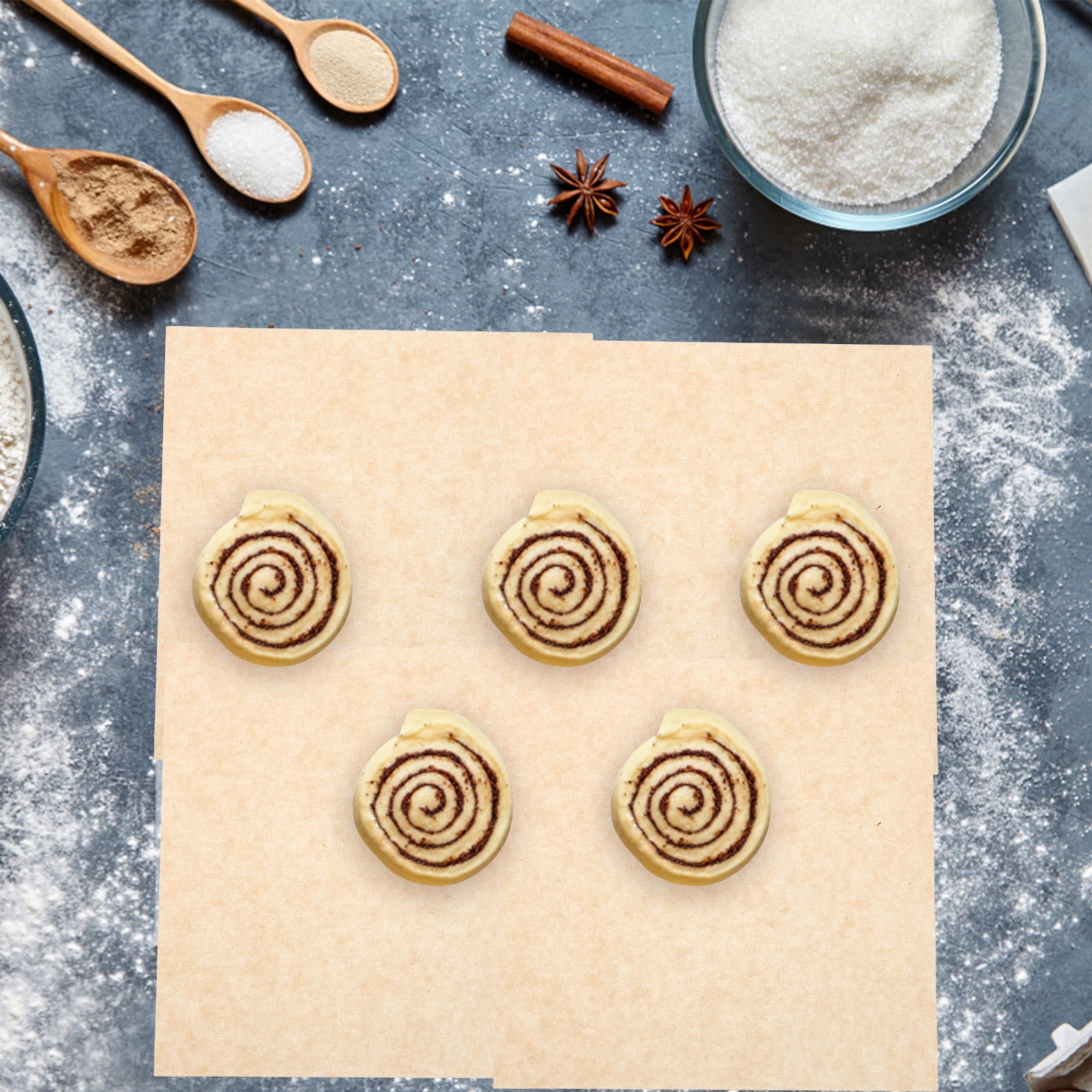 OUNONA 500pcs Burger Paper Parchment Sheets Heavy Duty Non Stick ...