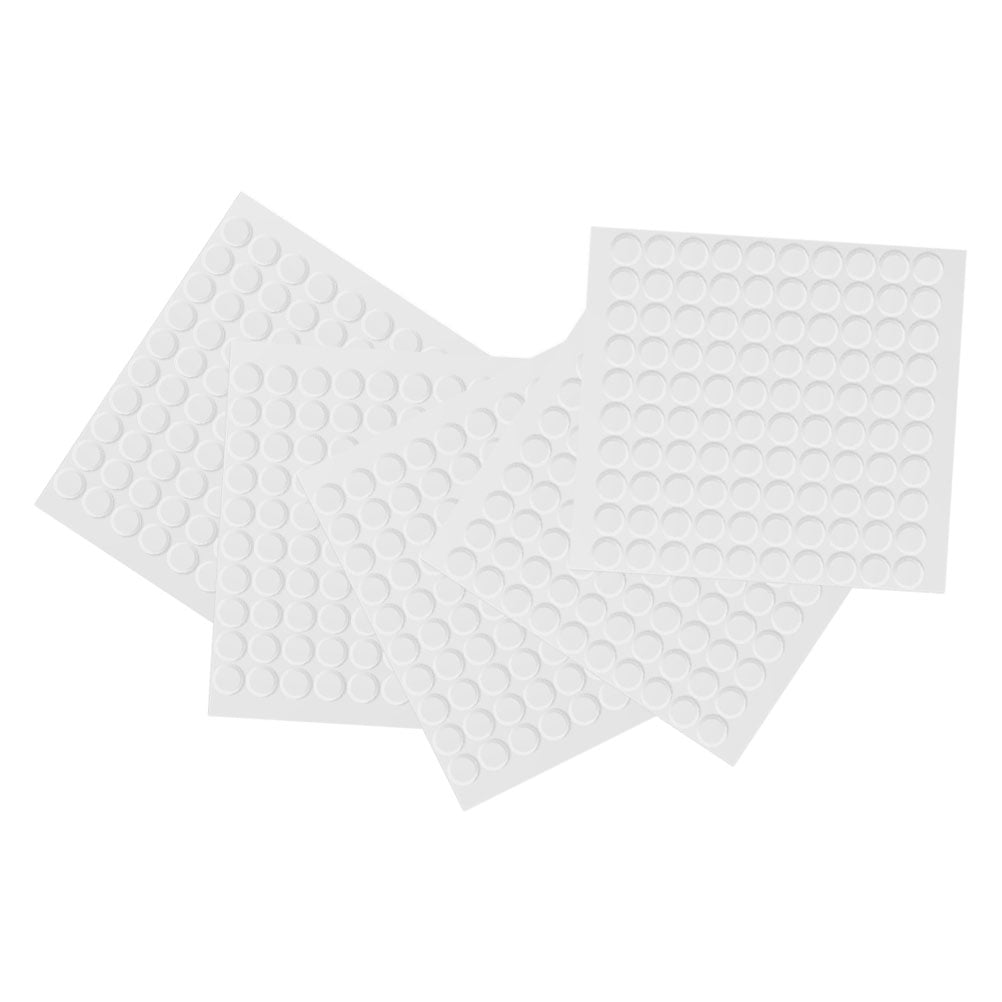 OUNONA 500pcs Clear Adhesive Dots Transparent Double-Sided Tape ...