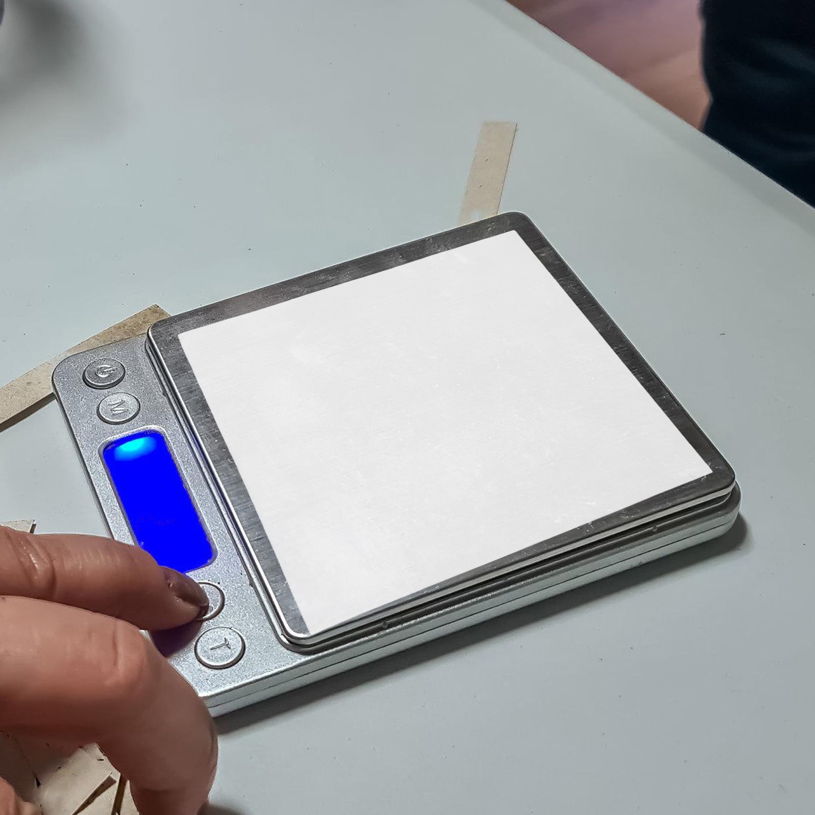 OUNONA 500pcs Non Stick Cellulose Weighing Paper Smooth Gloss Absorbent ...