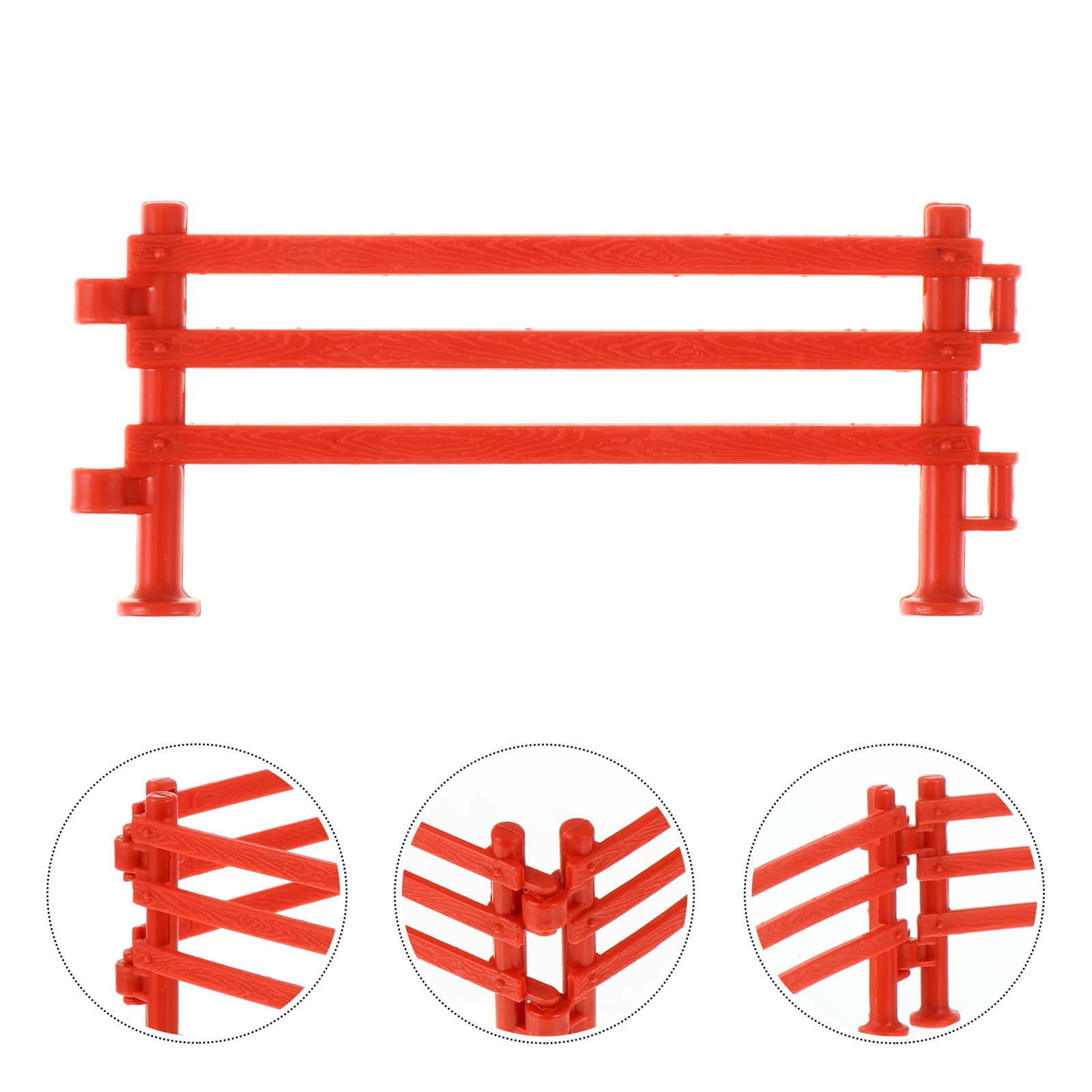 OUNONA 50Pcs Mini Fence Adornment Children Miniature Fence Toys Mini ...