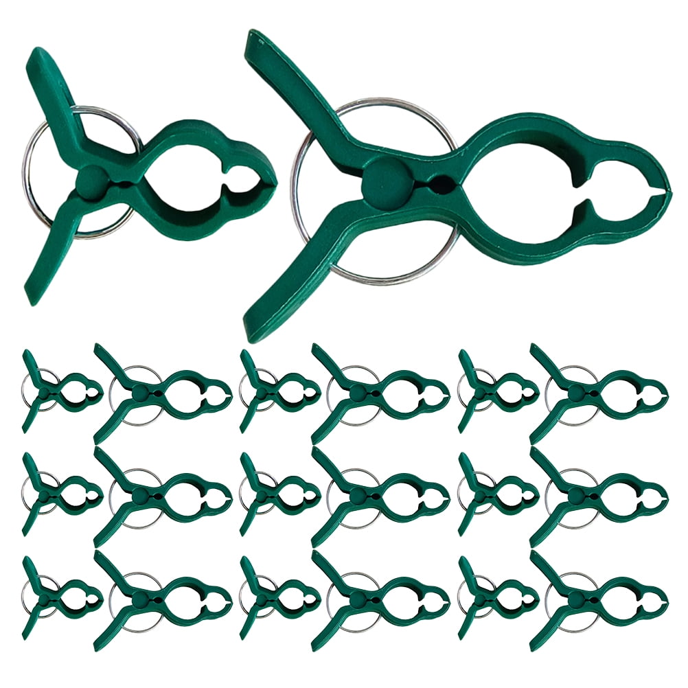OUNONA 50Pcs Tomato Stem Support Clips Plant Stem Straightening Clips ...