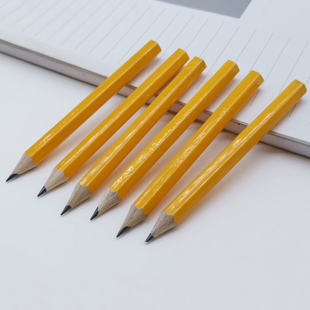 OUNONA 50Pcs Yellow Wood Pencils for Writing Comfortable Grip Ideal for ...