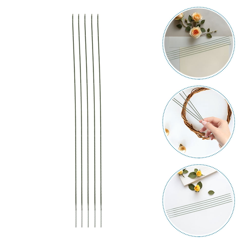 OUNONA 50pcs Artificial Flower Stem Realistic Floral Arrangement Stems ...