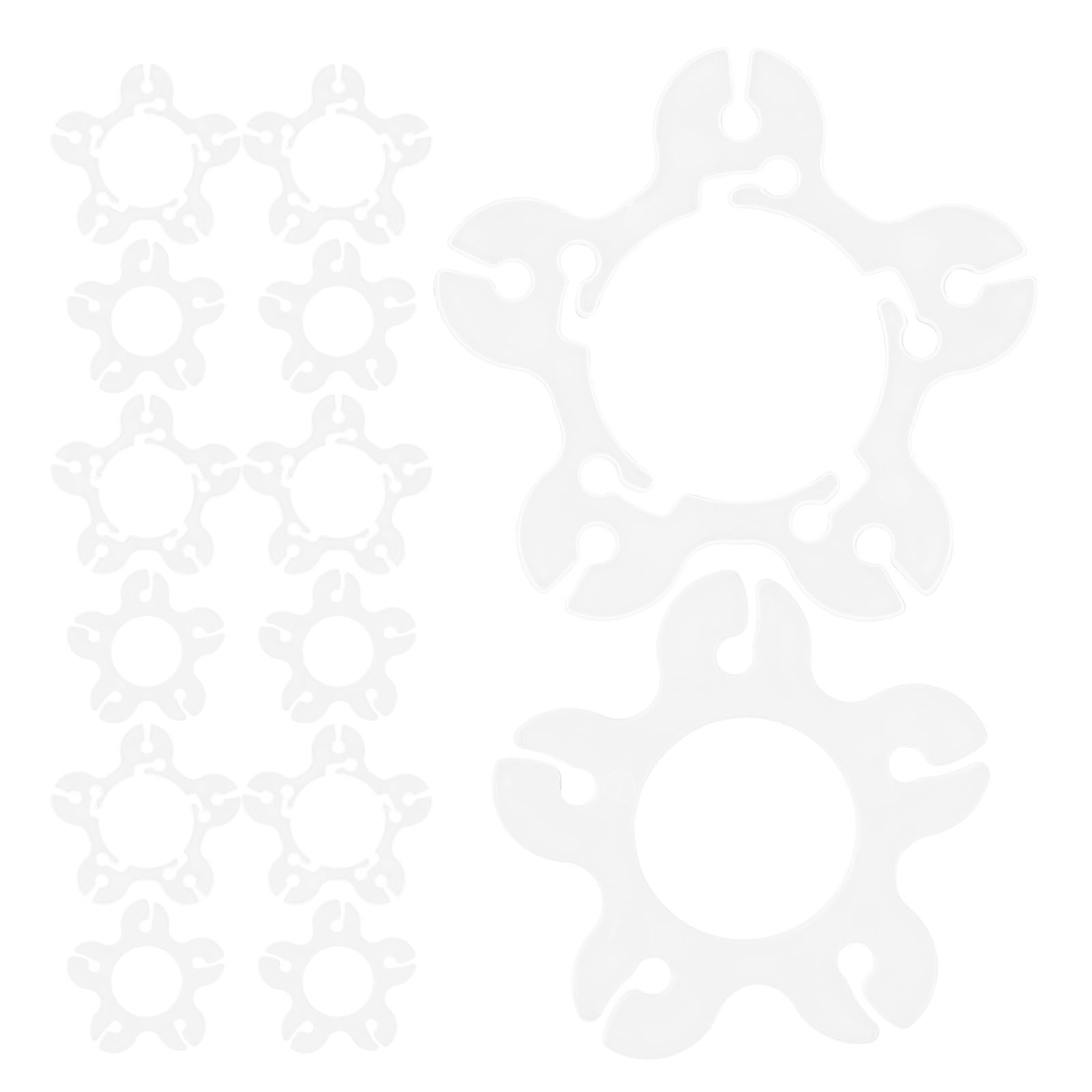 OUNONA 50pcs Balloon Clips for Balloon Arch Plastic Balloon Connectors ...