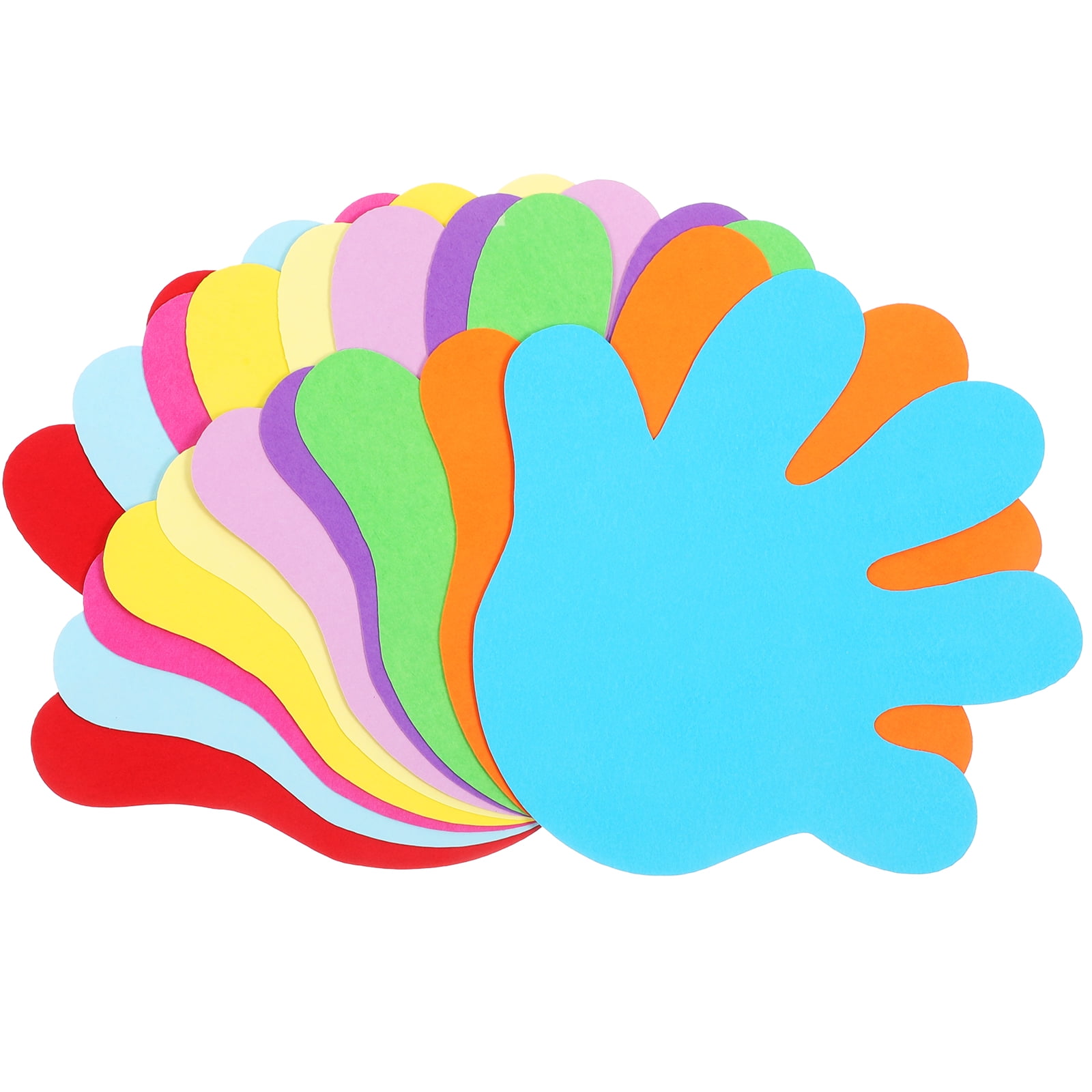 OUNONA 50pcs Cartoon Shaped Paper Cutouts DIY Paper Cutouts for School ...