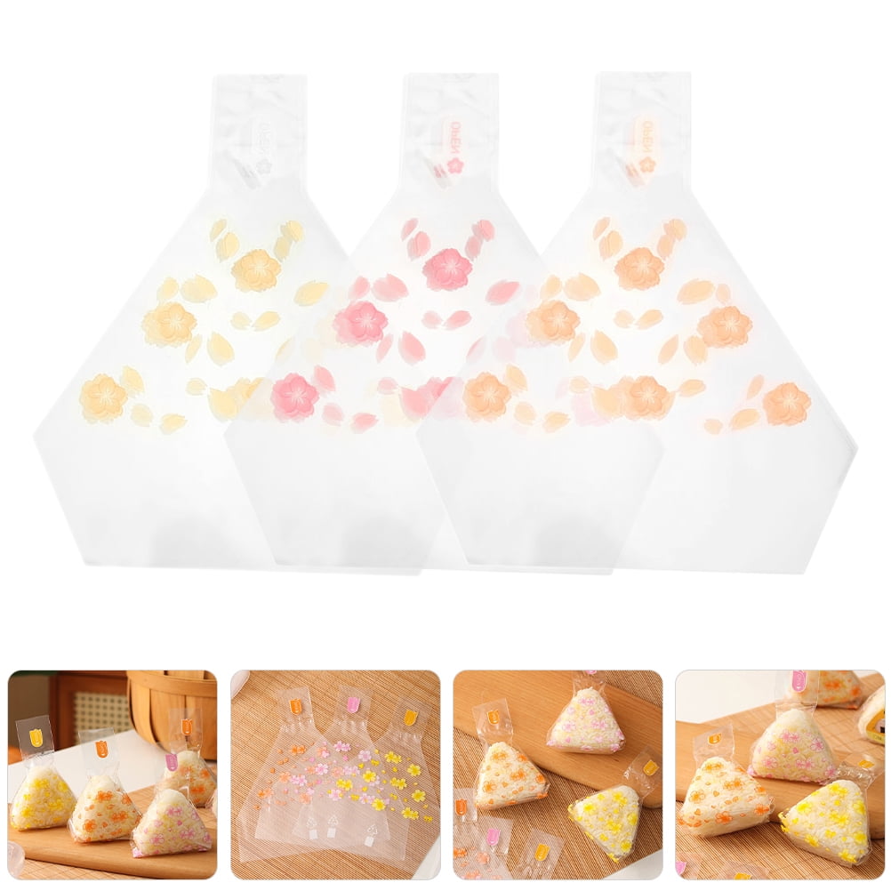 OUNONA 50pcs Food Grade Onigiri Wrappers Triangle Sushi Wrappers ...