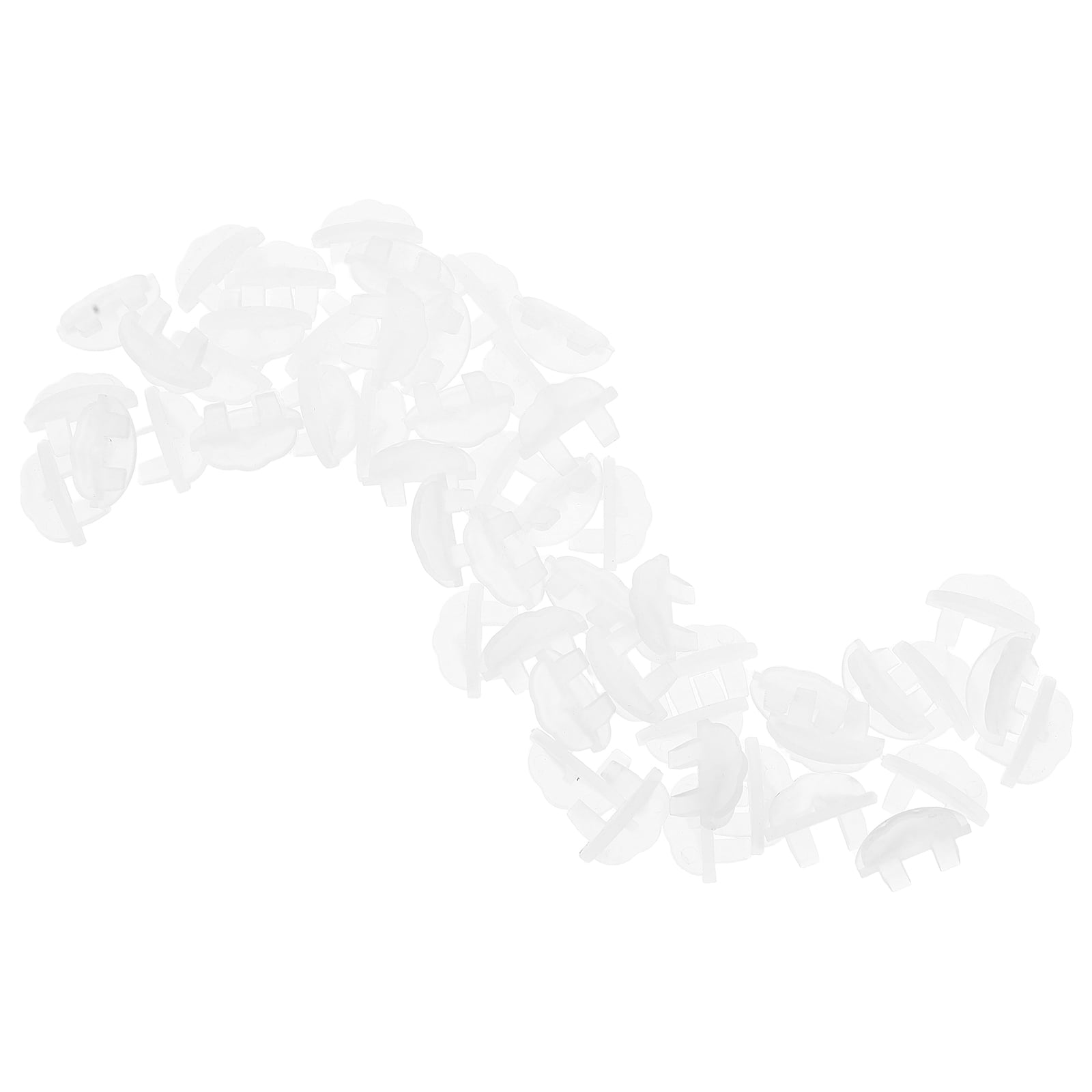 OUNONA 50pcs Glass Shelf Brackets for Closet Heavy Duty Glass Panel ...