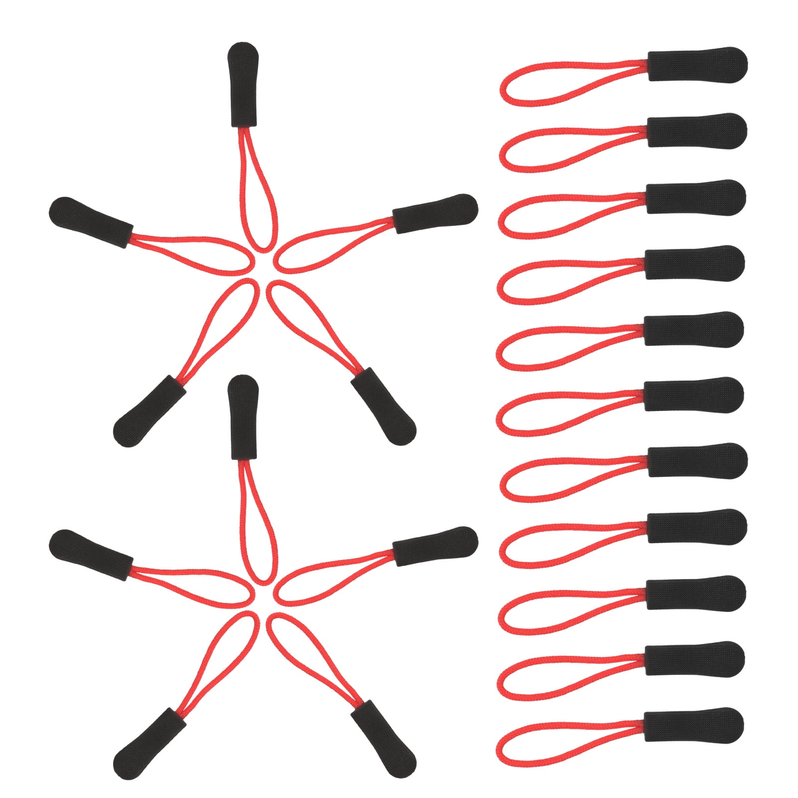 OUNONA 50pcs Heavy Duty Zipper Zipper Pull Cord Zipper Handle ...