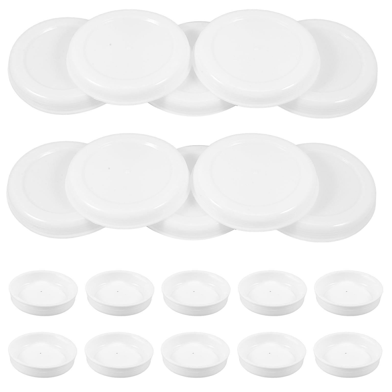 OUNONA 50pcs Mailing Tubes Plastic End Caps Painting Paper Tube Cap ...