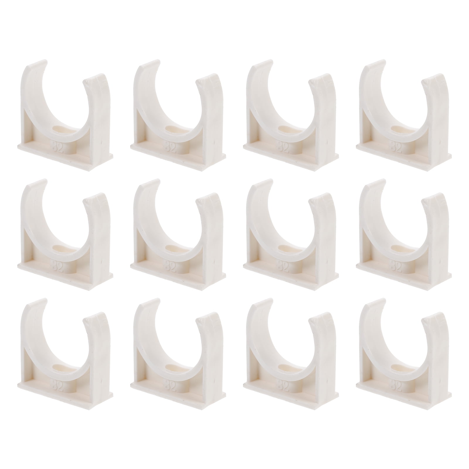 OUNONA 50pcs PVC Water Clamps Clips Tubing Hose Hanger Support U-Shaped ...