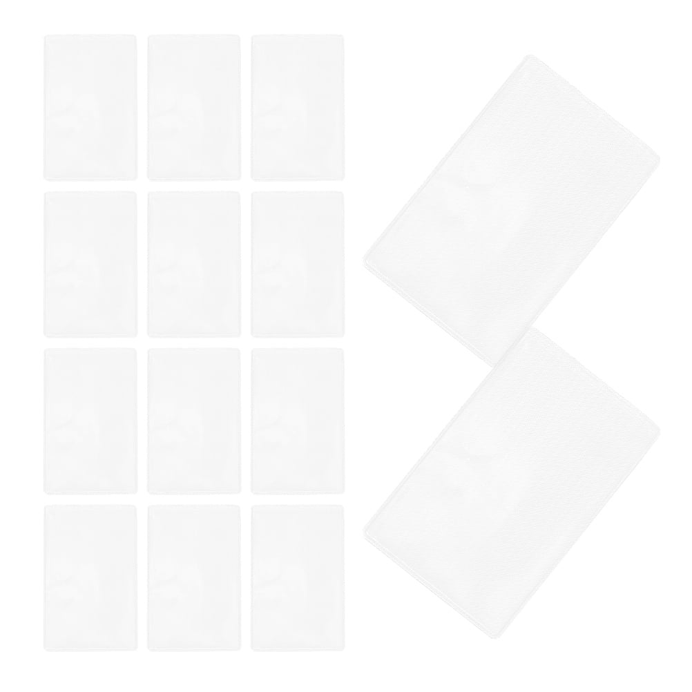 OUNONA 50pcs Plastic Card Protectors Social Security Card Protector ...