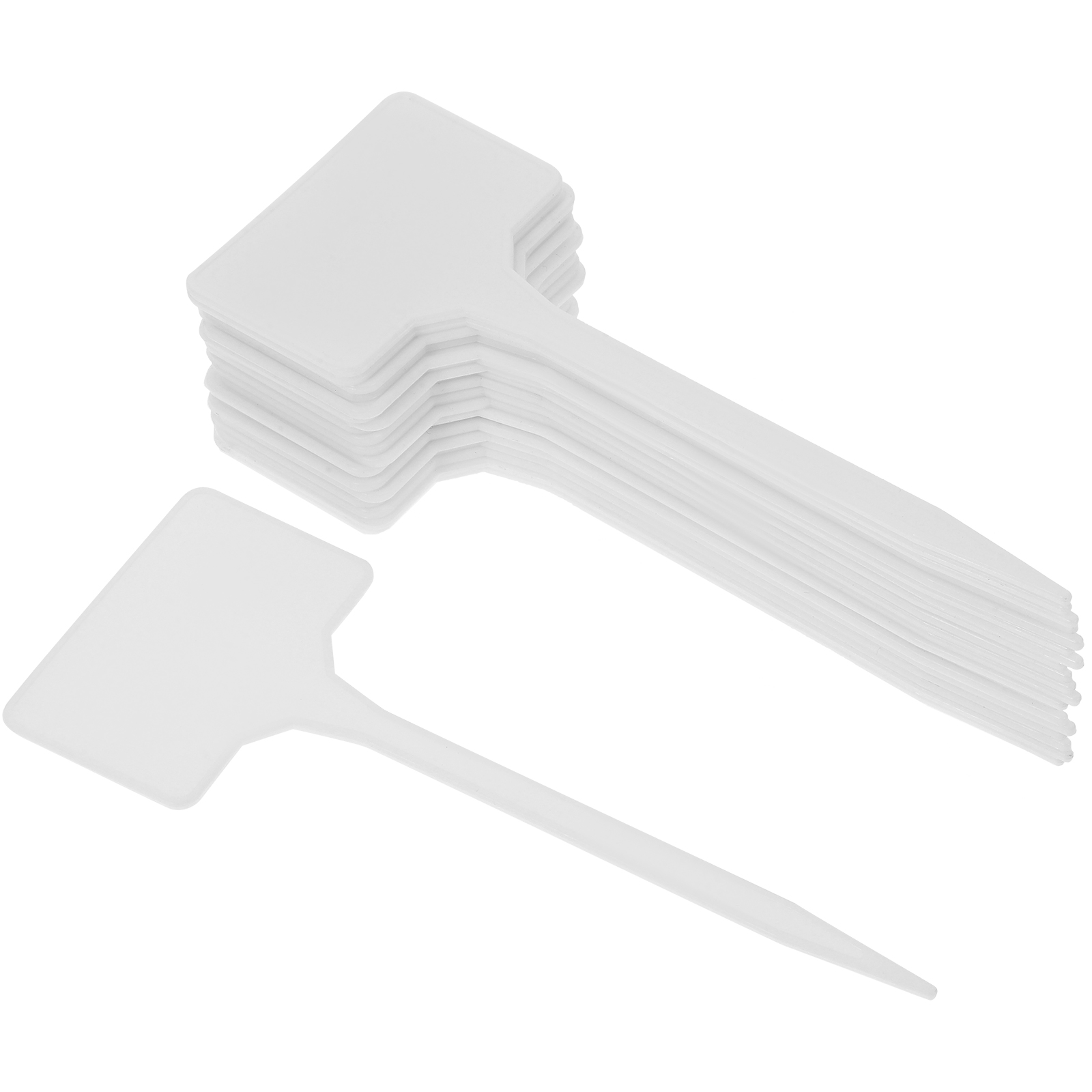 OUNONA 50pcs Plastic Garden Plant Labels Plant Tags Plastic Plant Label ...