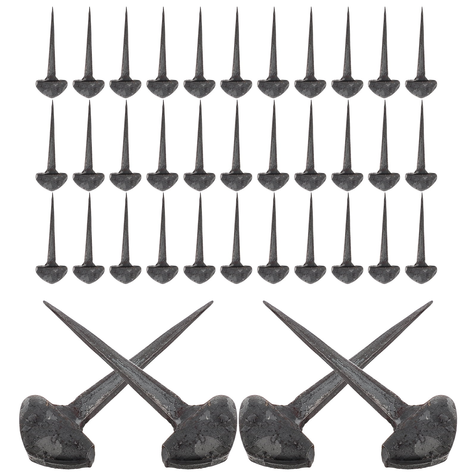 OUNONA 50pcs Replaceable Hoof Nails for Horse Training Iron Horseshoe ...