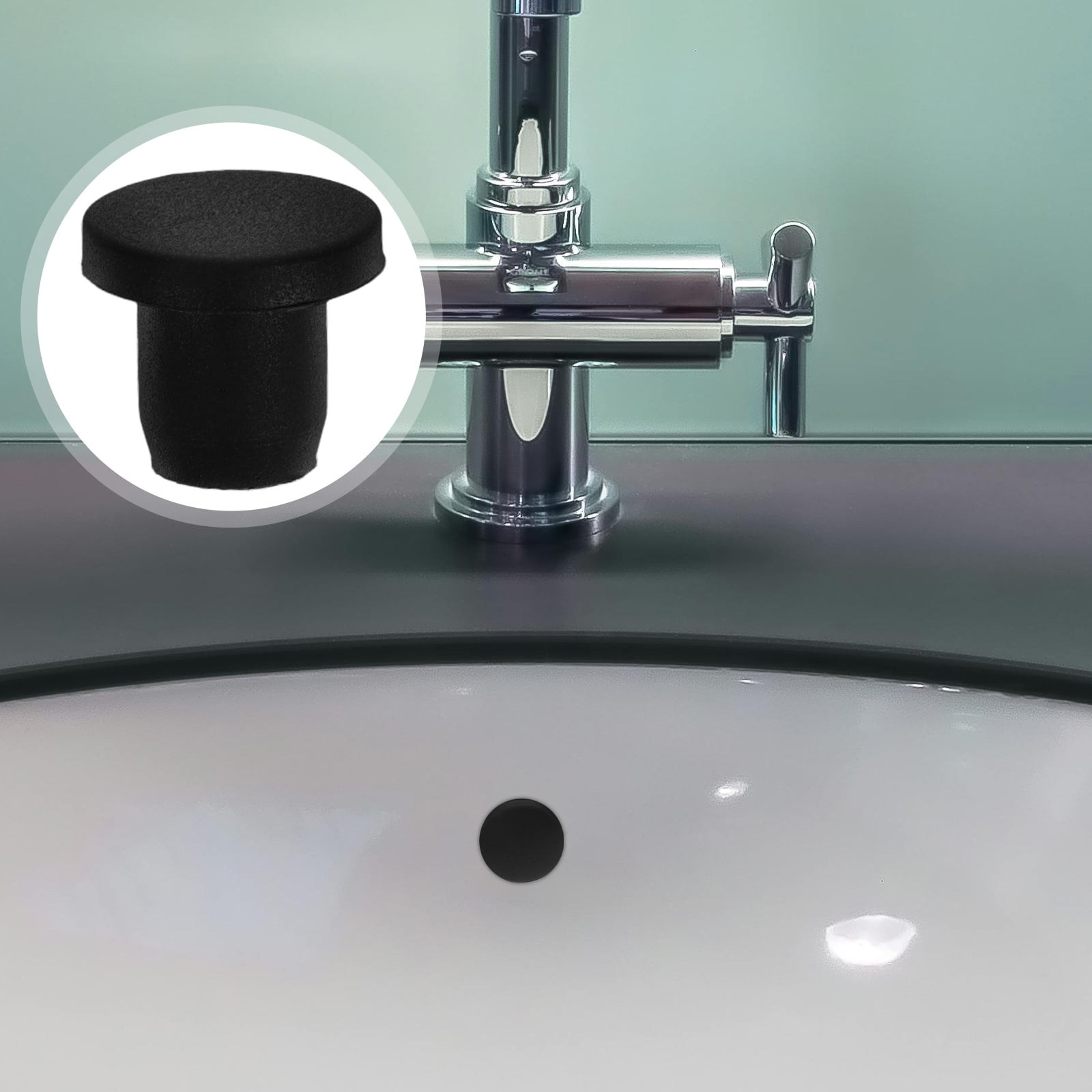 OUNONA 50pcs Round Tubing End Caps Pipe Hole Plugs Tube End Inserts ...