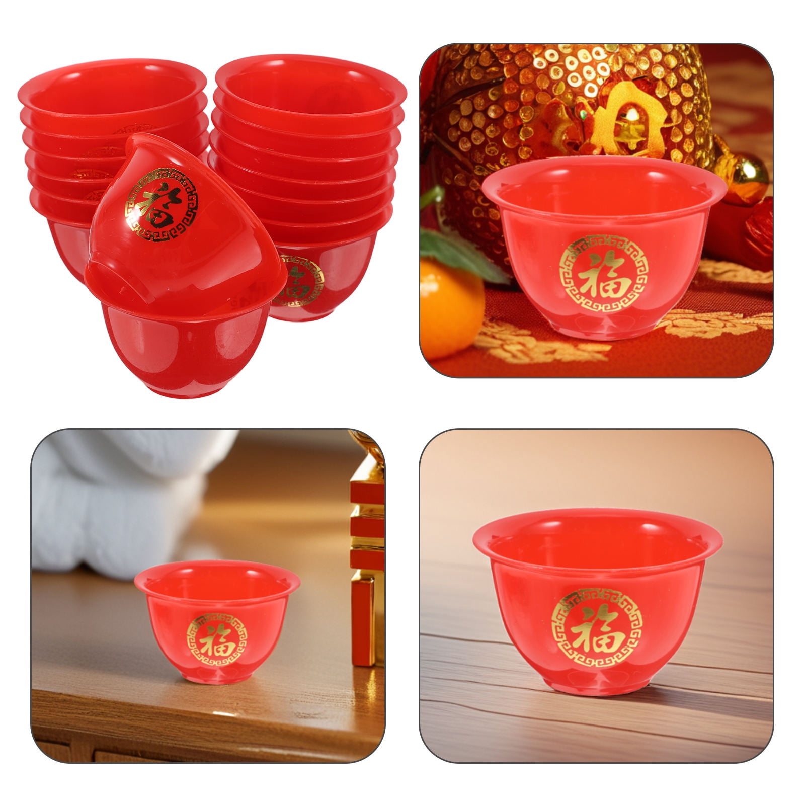 OUNONA 50pcs Traditional Wedding Wine Cups Retro Wine Cups Proposing a ...