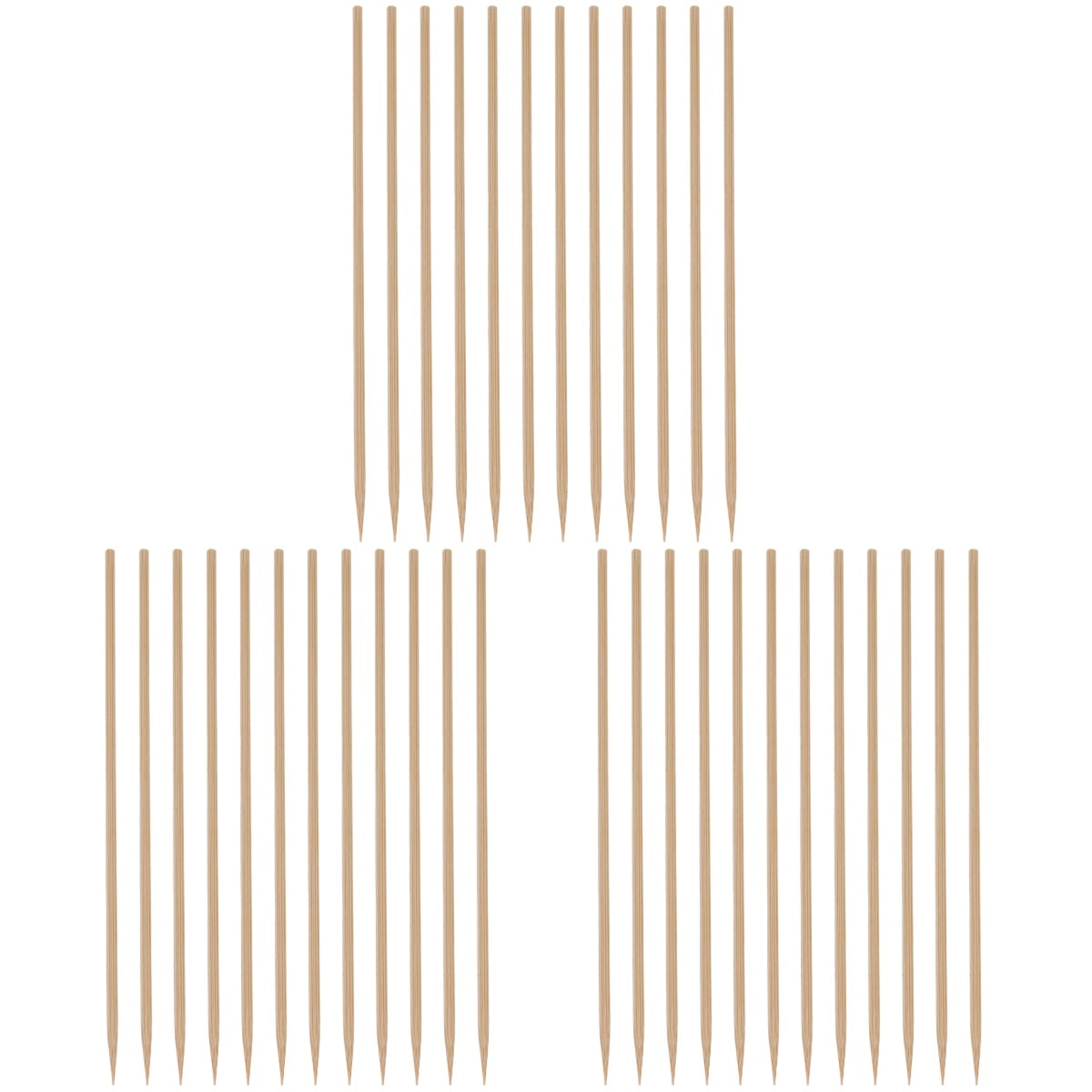 OUNONA 540 Pcs 15x0.3cm Disposable Bamboo Paddle Picks Bamboo BBQ ...