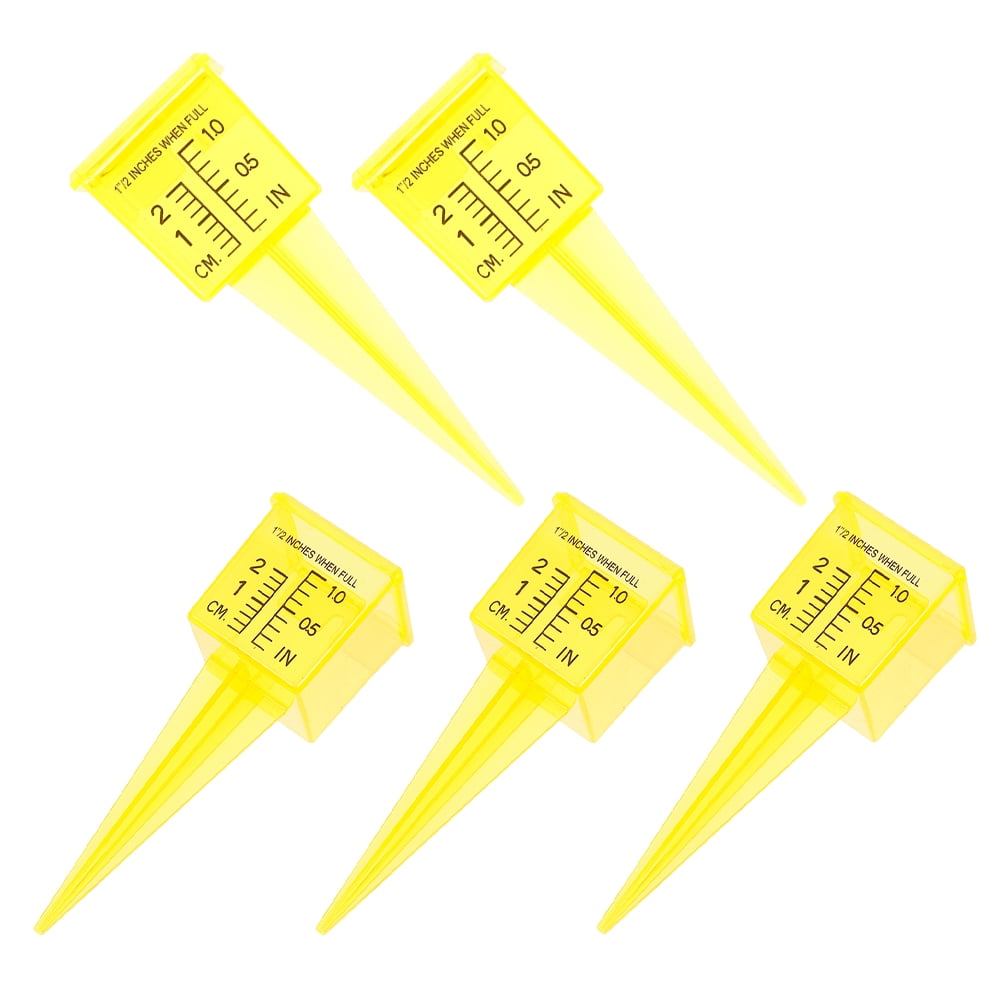 OUNONA 5Pcs Outdoor Rain Gauge for Garden and Lawn Sprinkler Water ...