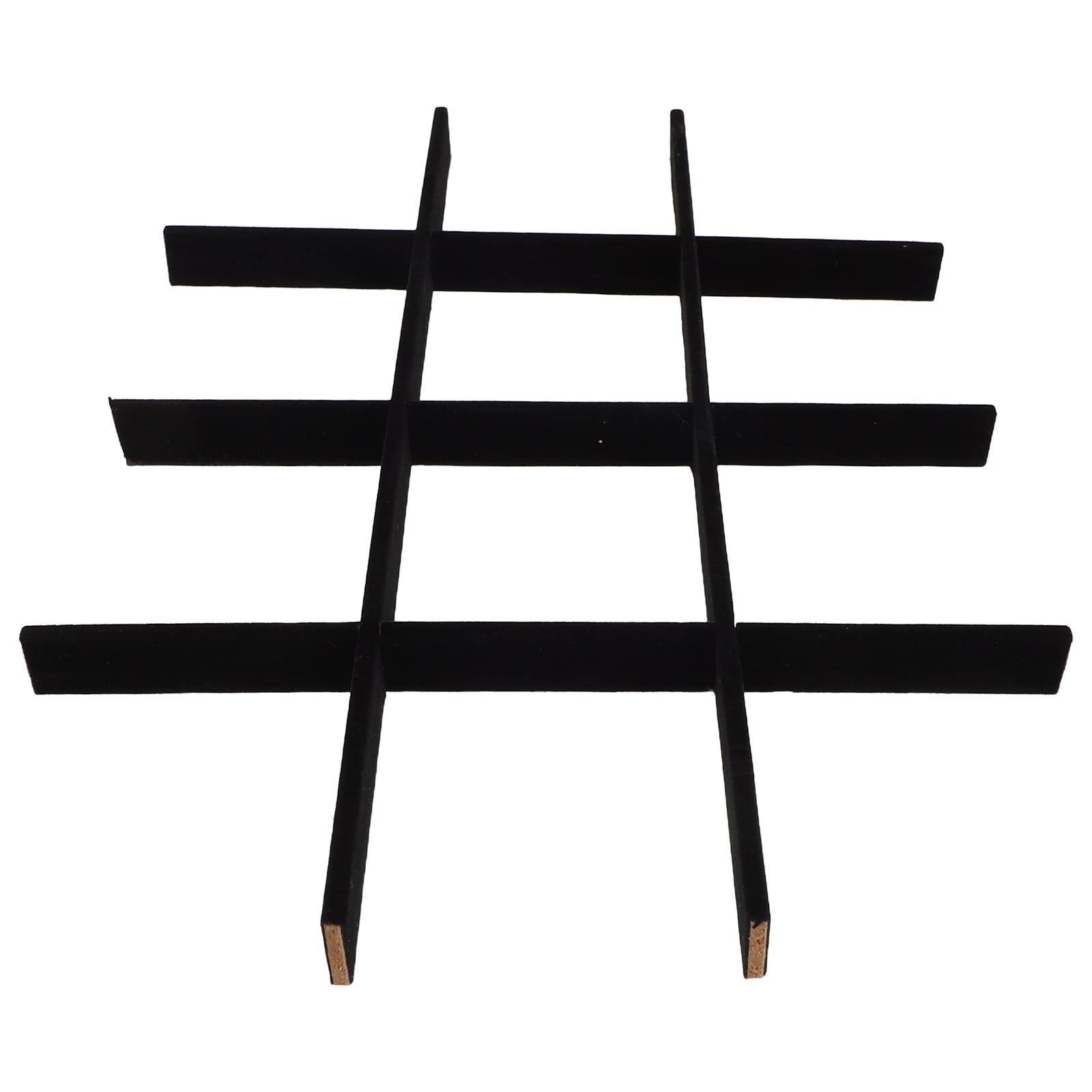OUNONA 5Pcs Black Jewelry Tray Dividers Inserts with Scratch Protective ...