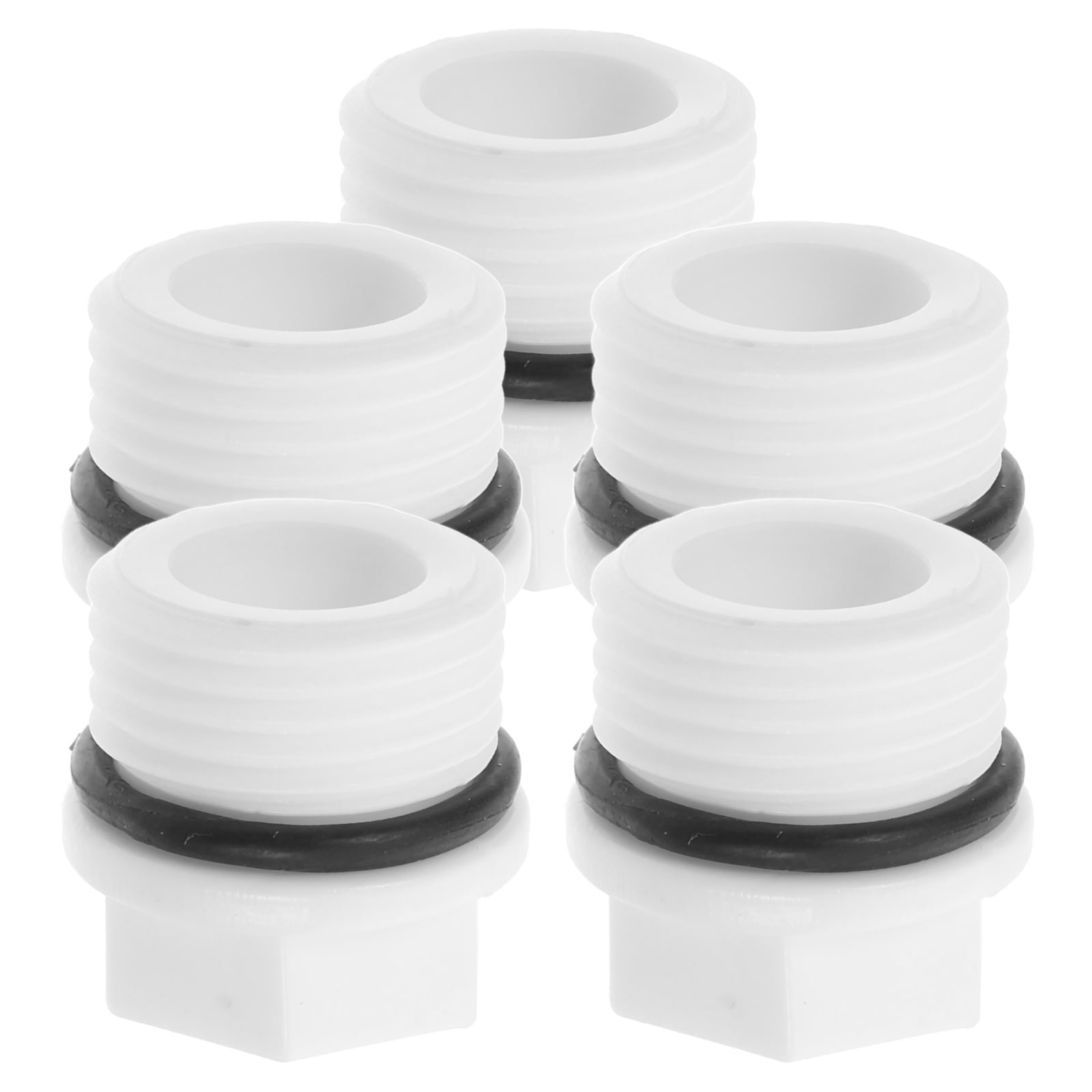 OUNONA 5pcs 1/2 Female Male Thread PPR Pipe Screw Fitting Tube End Caps ...