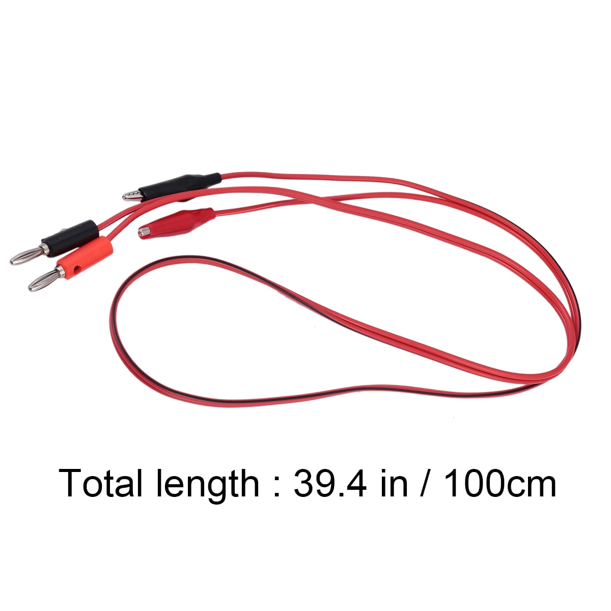 OUNONA 5pcs 1m Test Line Copper Banana Plug to Alligator Clip Test ...
