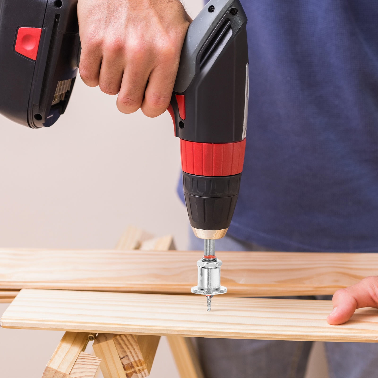 OUNONA 5pcs Adjustable Depth Countersink Drill Bit Set For Woodworking ...