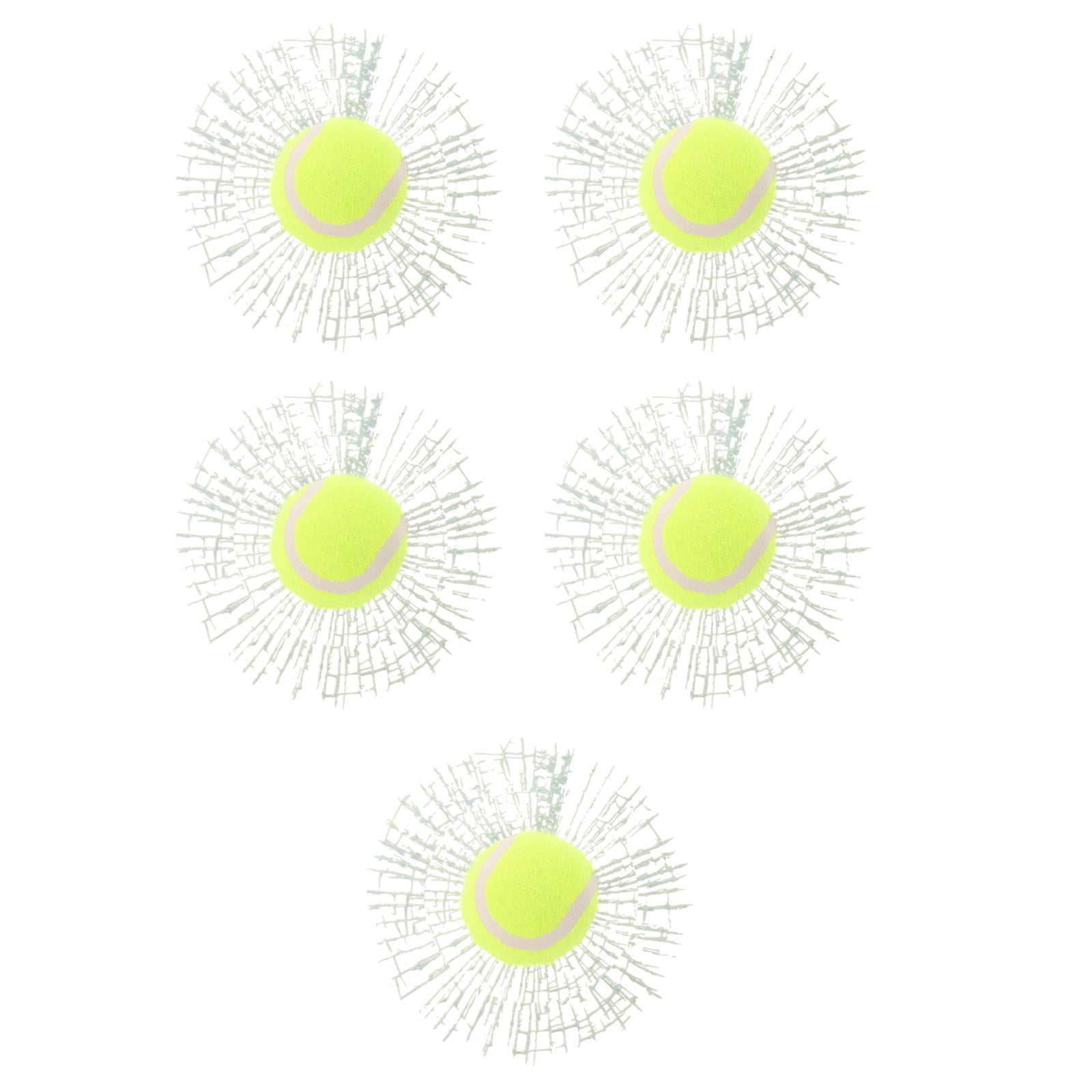 OUNONA 5pcs Broken Glass Decal 3D Tennis Ball Car Window Sticker Funny ...
