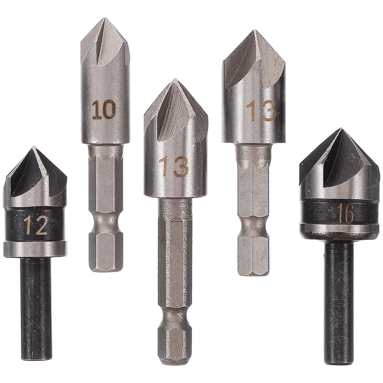 NUOLUX Countersink Drill Bit Set Assorted Color Chamfering 5Pcs 8.7X0 ...