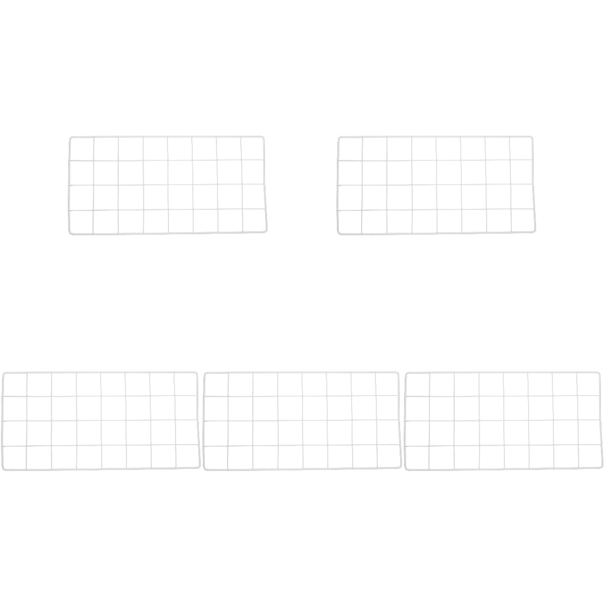 OUNONA 5pcs DIY Wire Wall Grid Photo Grid Panel Grids Panel Photo ...