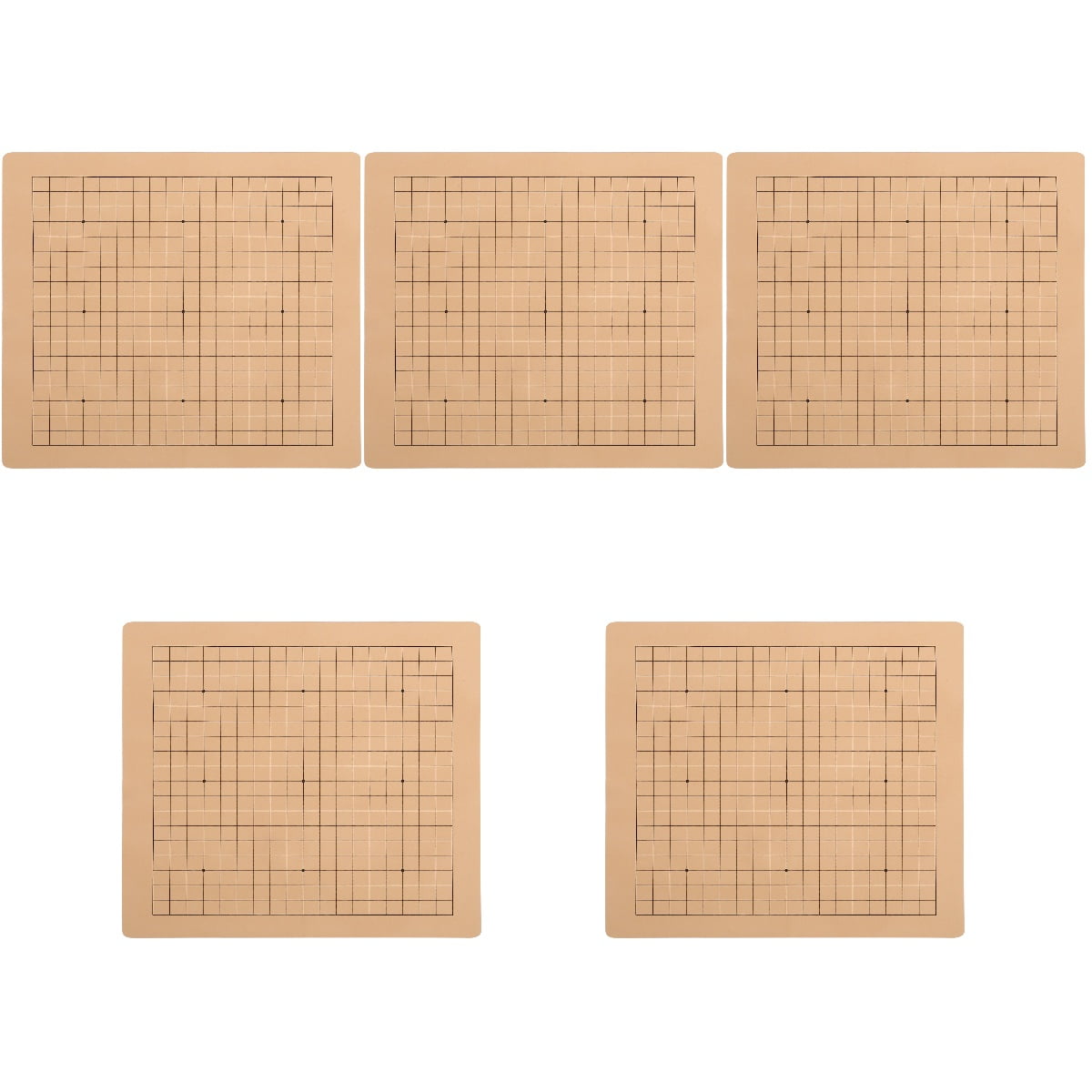 OUNONA 5pcs Dual-sided Chinese Chess Weiqi Chess Game Chessboard ...