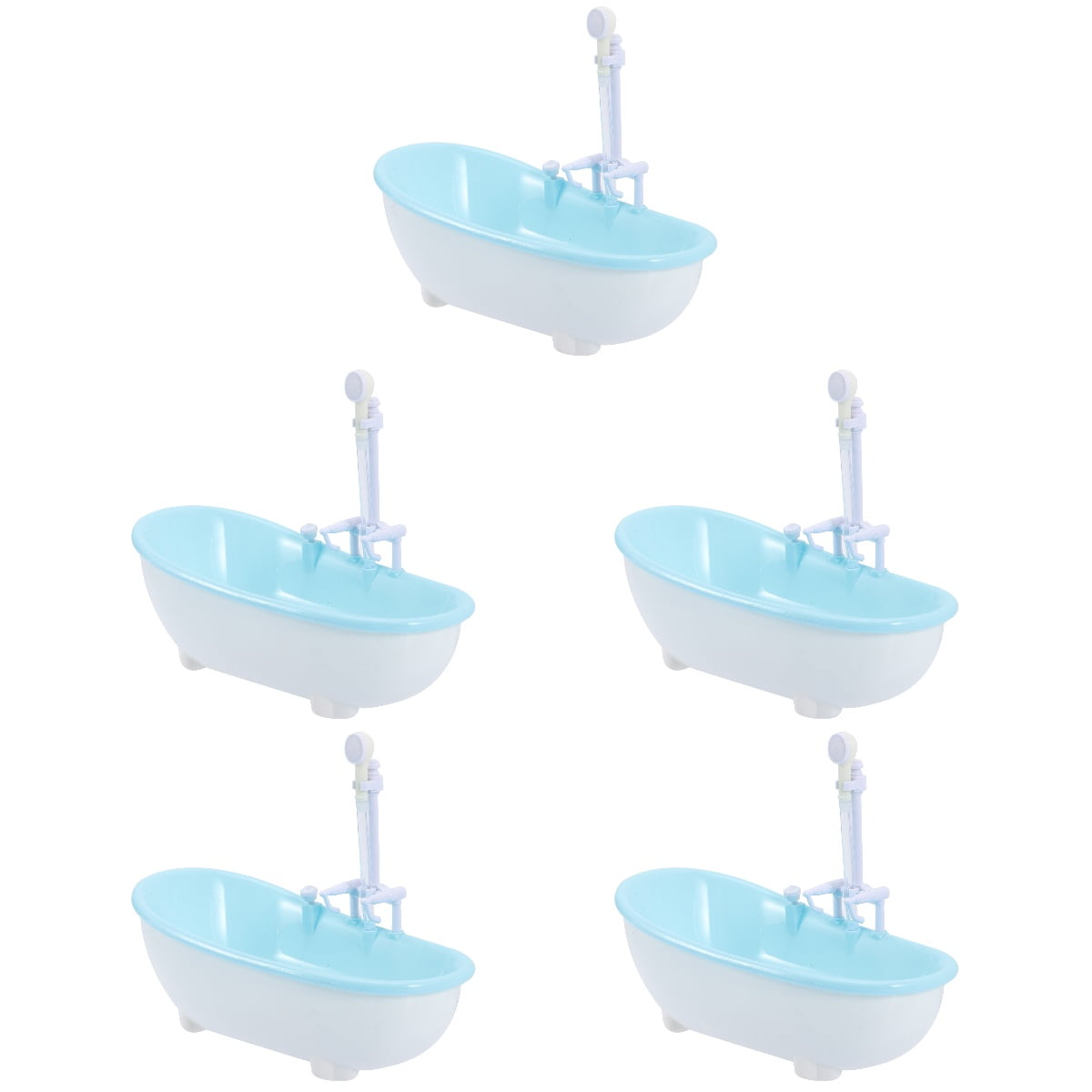 OUNONA 5pcs Electric Doll Bathtub Miniature Doll Bathroom Bathtub with ...
