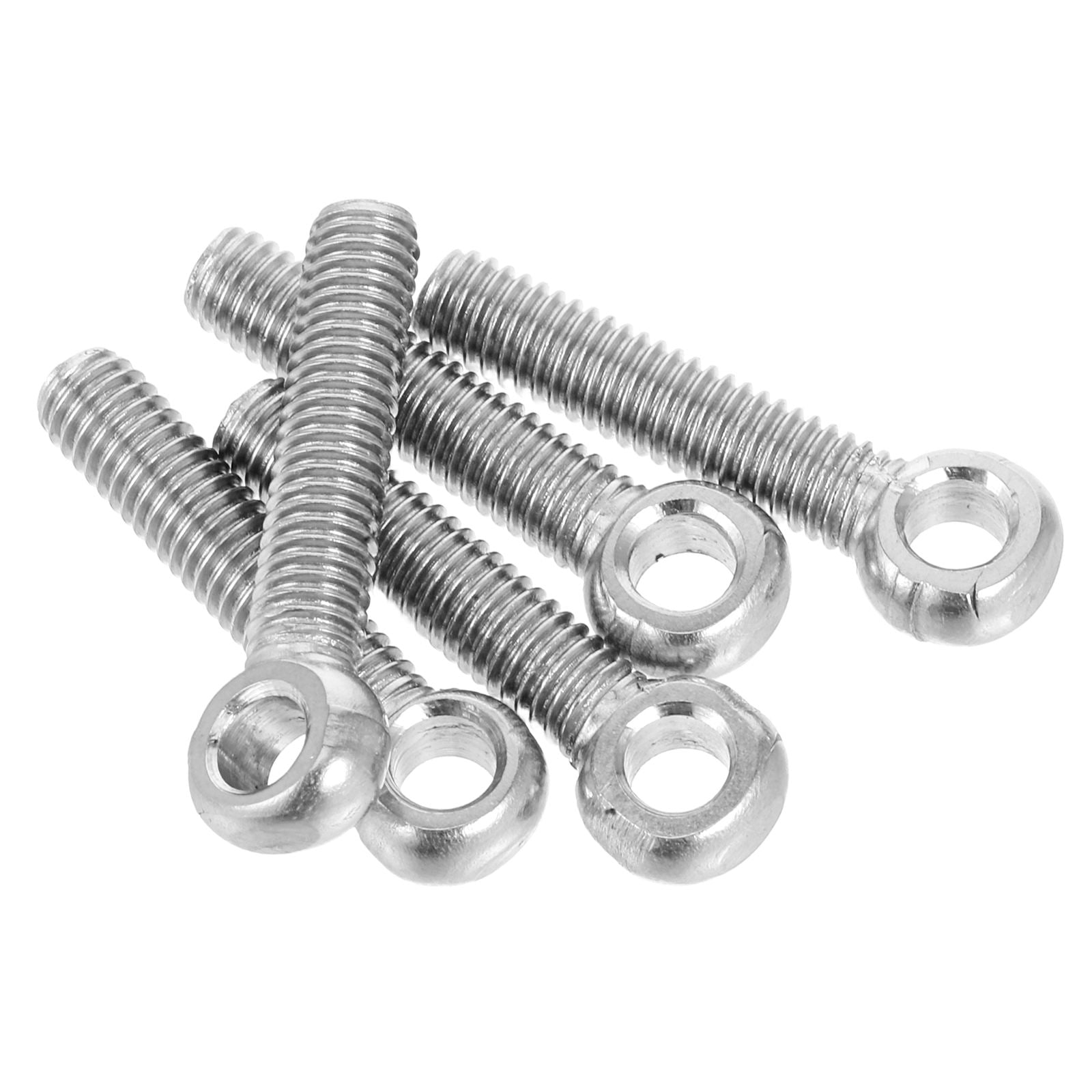 OUNONA 5pcs Eye Bolts For Rope Fitting Stainless Steel Lifting Ring ...