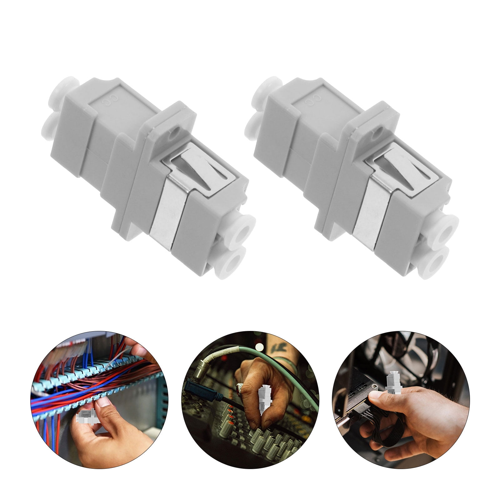 OUNONA 5pcs LC to LC Fiber Coupler Fiber Cable Connector for Networking ...