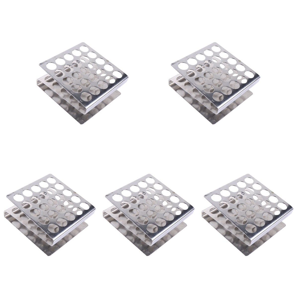 OUNONA 5pcs Metal Test Tube Holder- Test Tube Rack Z Shaped Pipe Stand ...
