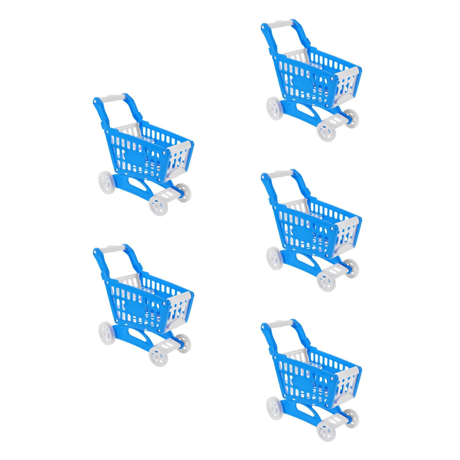 OUNONA 5pcs Mini Shopping Cart Supermarket Handcart Shopping Toys ...