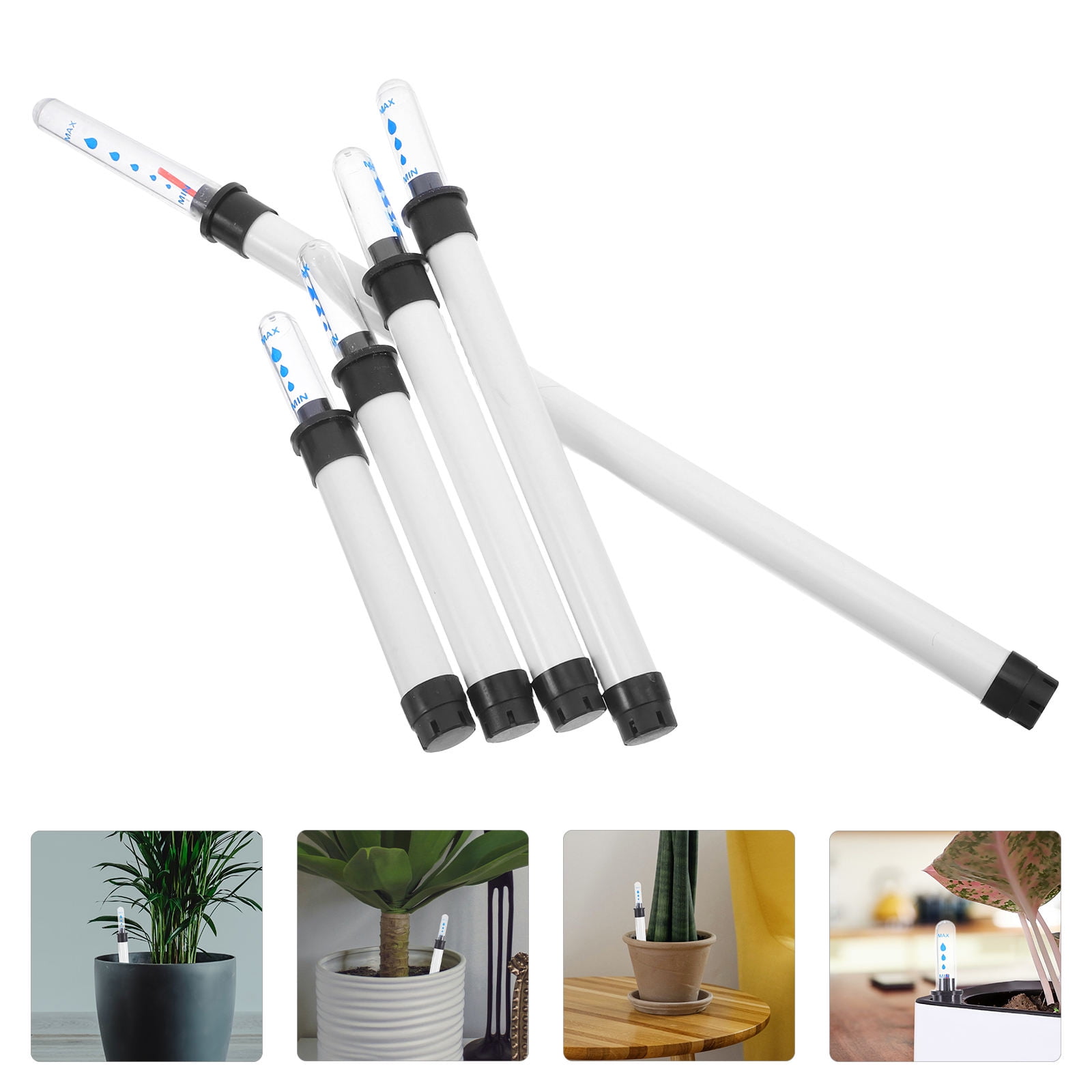 OUNONA 5pcs Plastic Water Level Gauge With Float Scale For Indoor ...